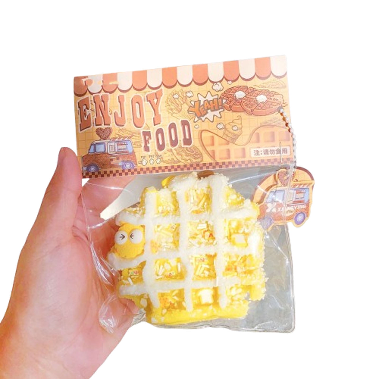 KOYPTL Waffle Squishy Toys, Handmade Squishy Silicone Squeeze Toys ...