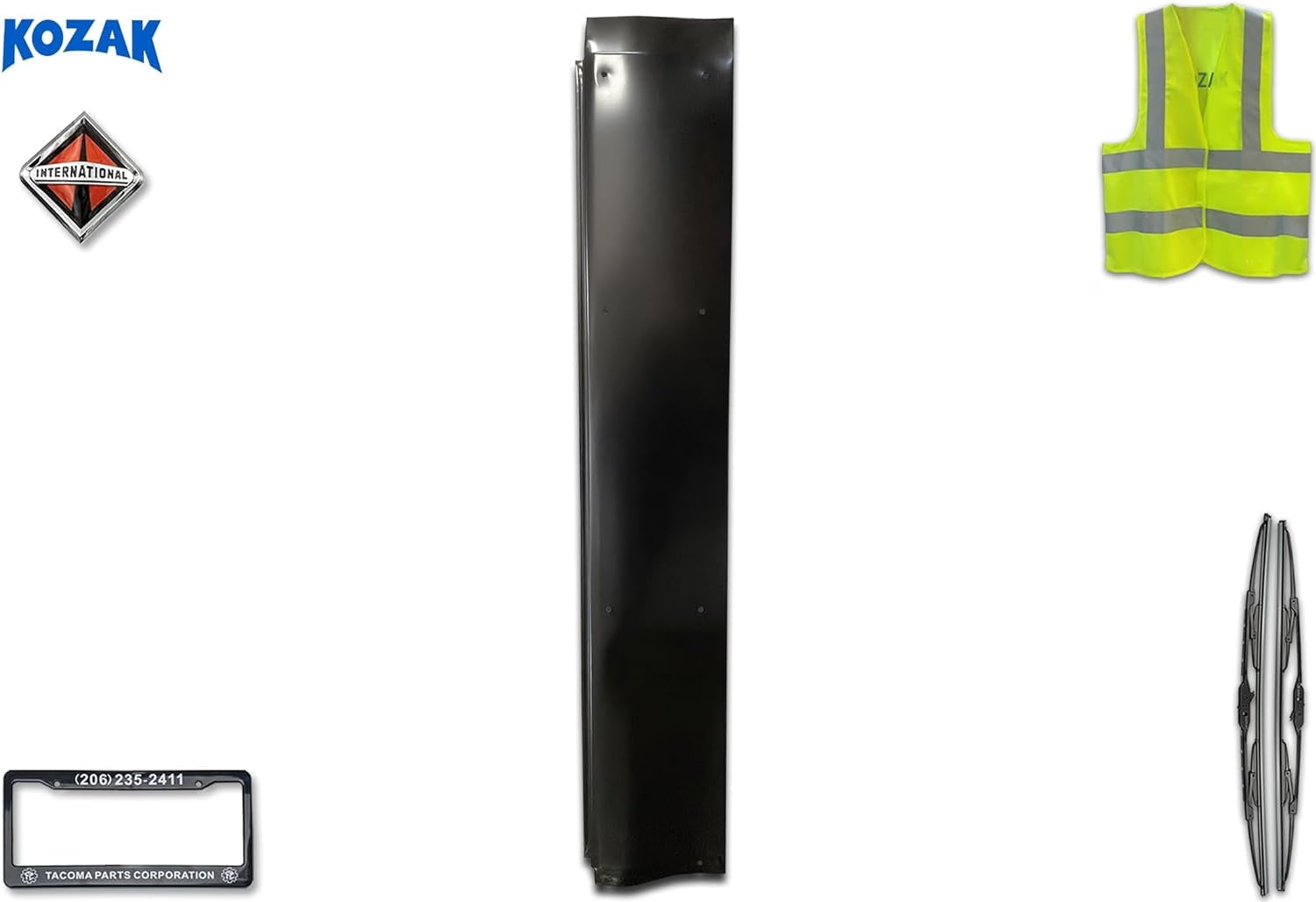 KOZAK Semi Truck Bottom Lower Wind Fairing Cab Extender (Left Driver ...