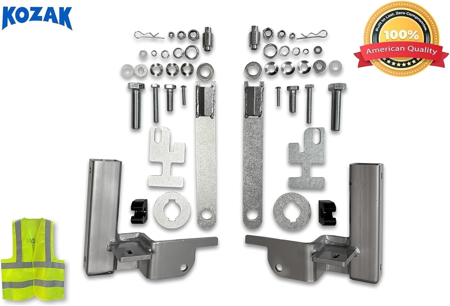 KOZAK Bumper Deer Moose Brush Guard Brackets Mounting Hardware Set ...