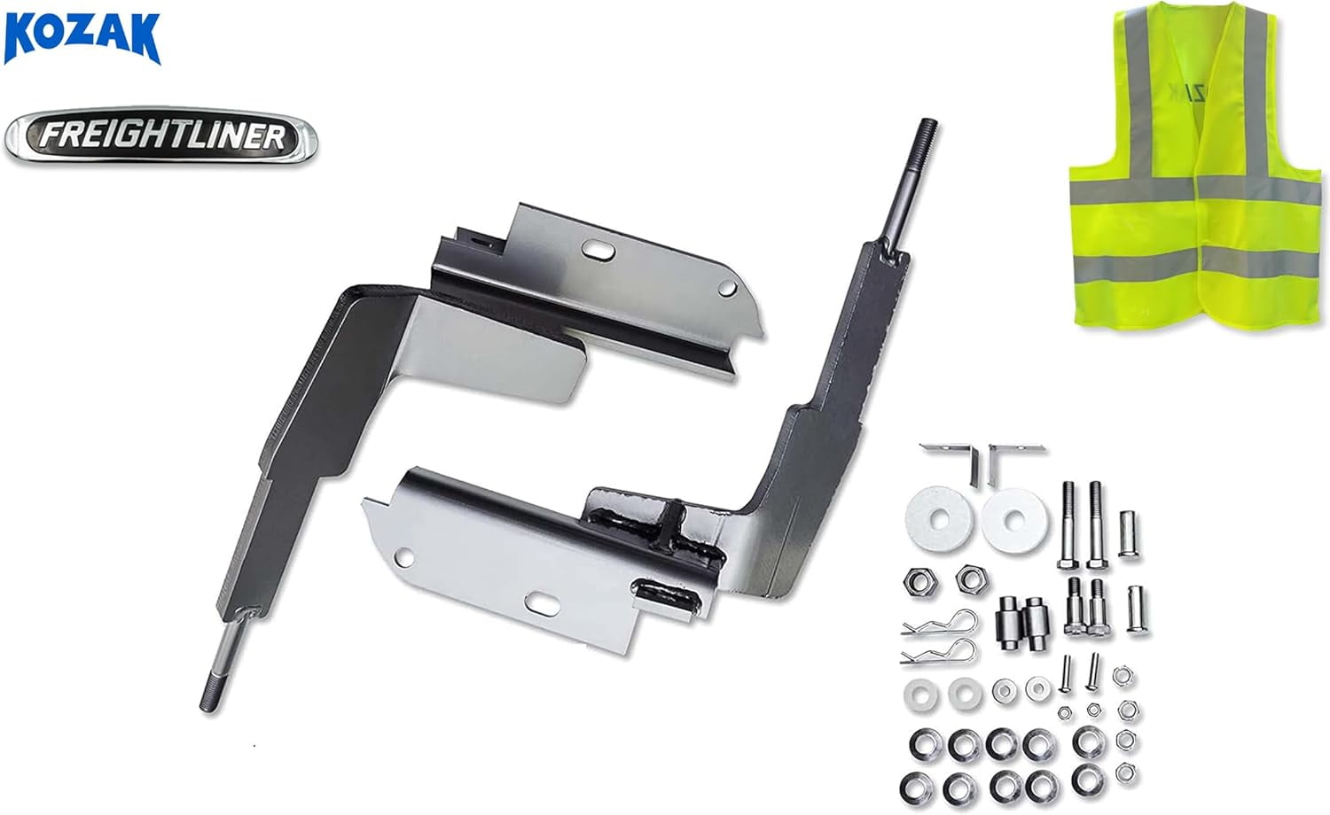 KOZAK Bumper Deer Moose Brush Guard Brackets Mounting Hardware Set for ...