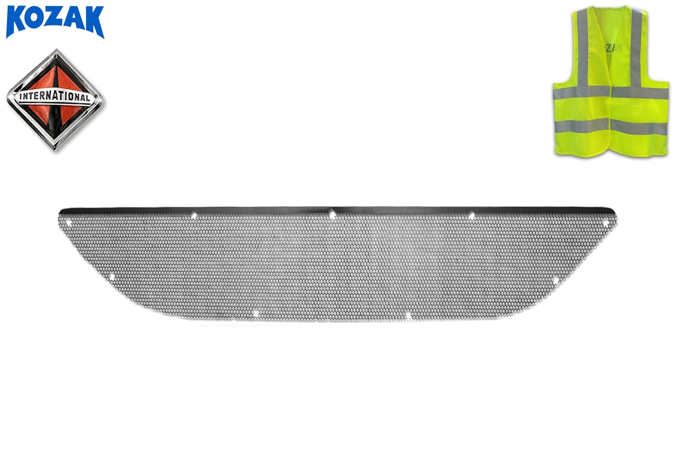 Kozak Bumper Net Lower Grille Screen - Plastic Bumper for International ...
