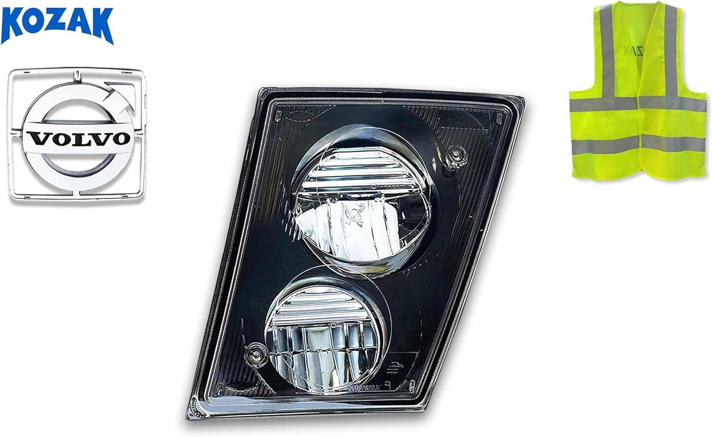KOZAK Fog Light LED Lamp (Left Driver side) Compatible With Volvo VNL ...
