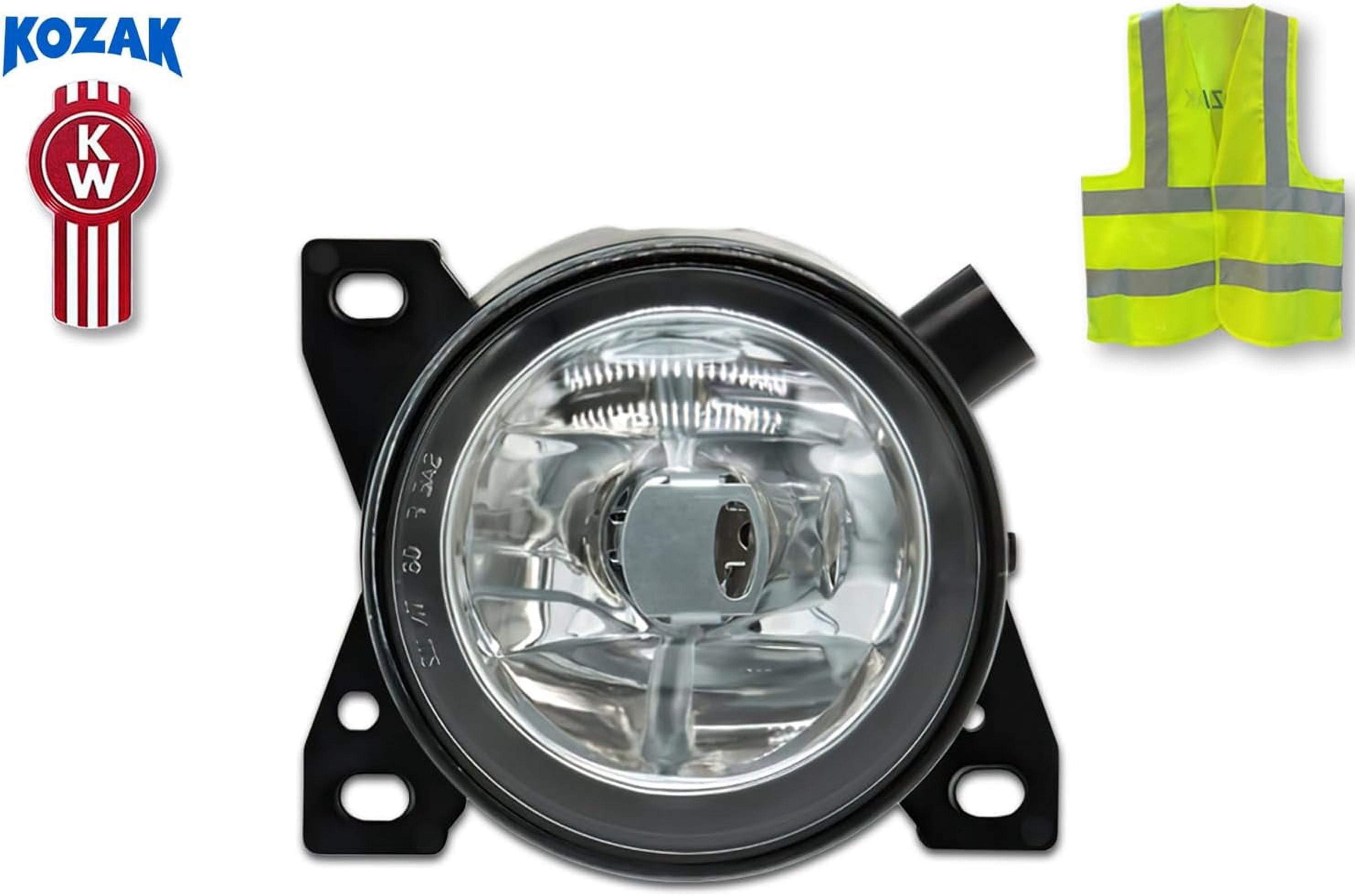 KOZAK Fog Light Lamp (Right Passenger Side) with Bulb for Kenworth T660 ...