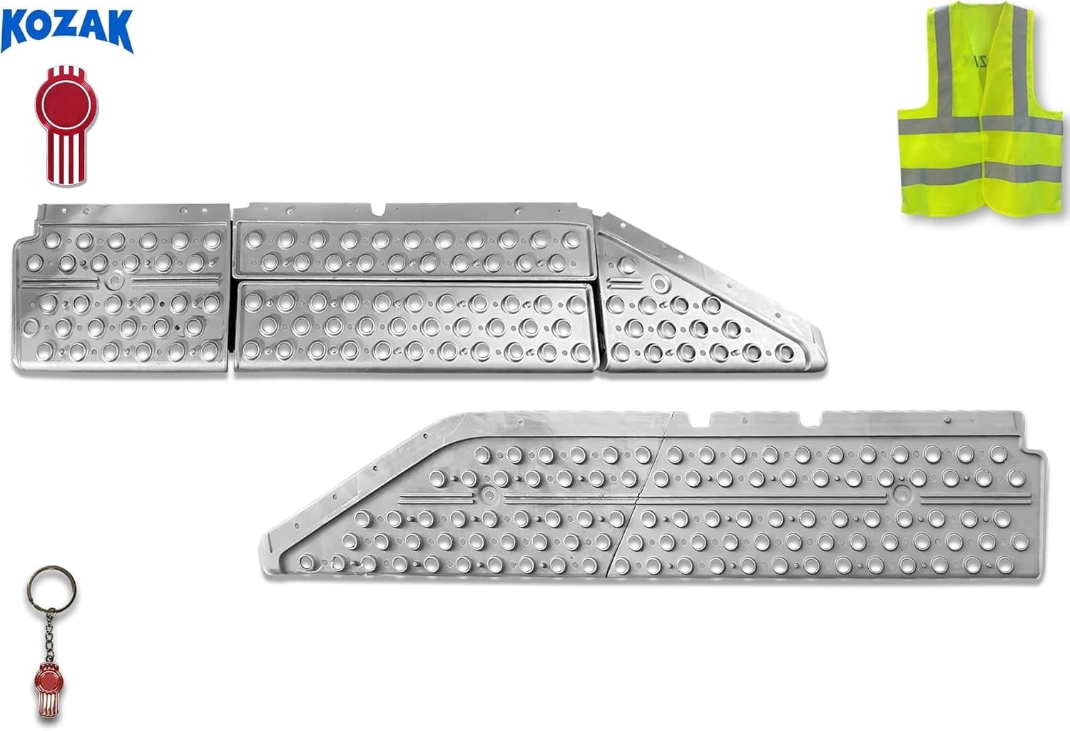 KOZAK Front Fairing Upper Steps Assembly, Set (Left Driver and Right ...