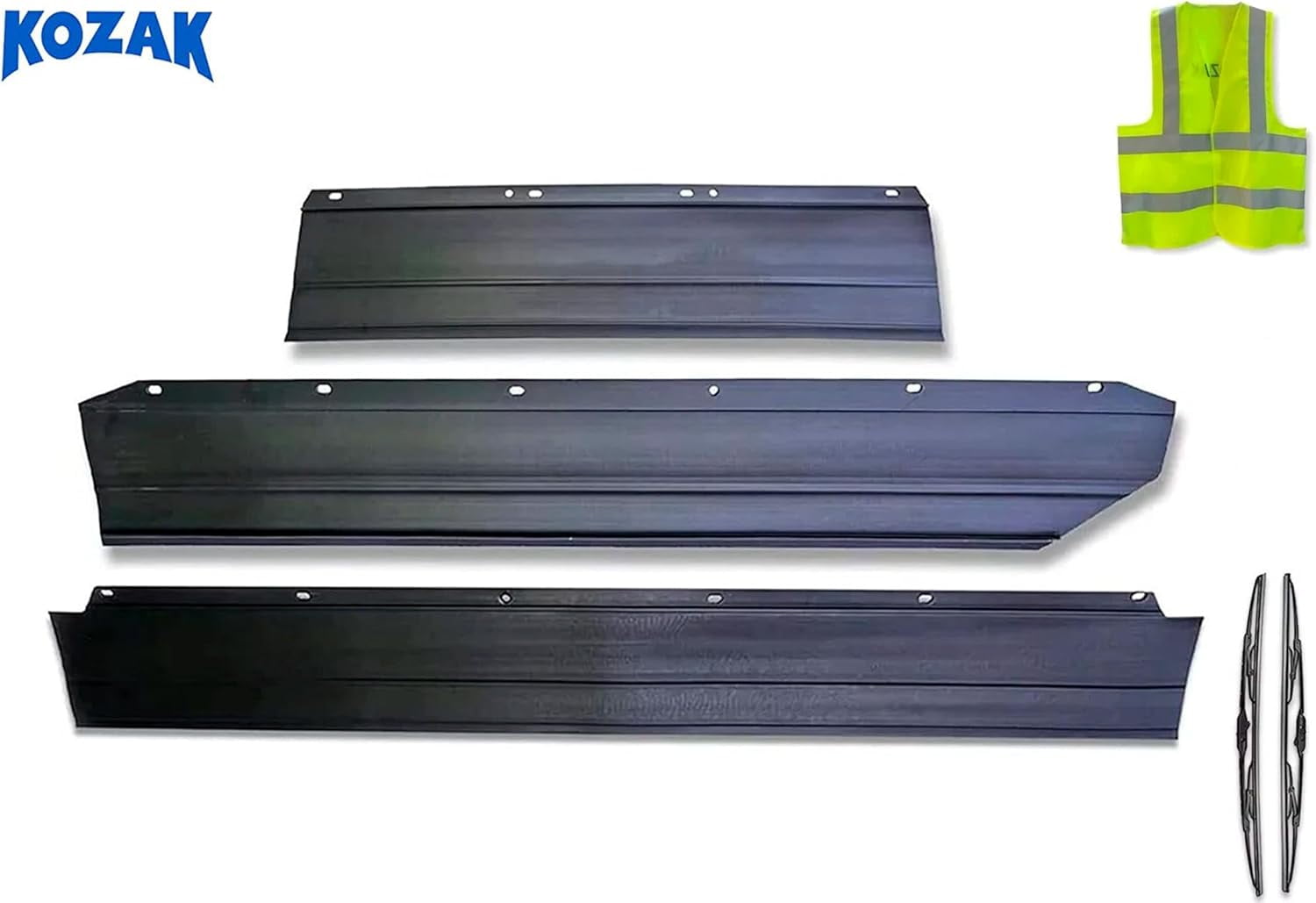 KOZAK Front, Middle and Rear Fairing Panel Extension SET Right ...
