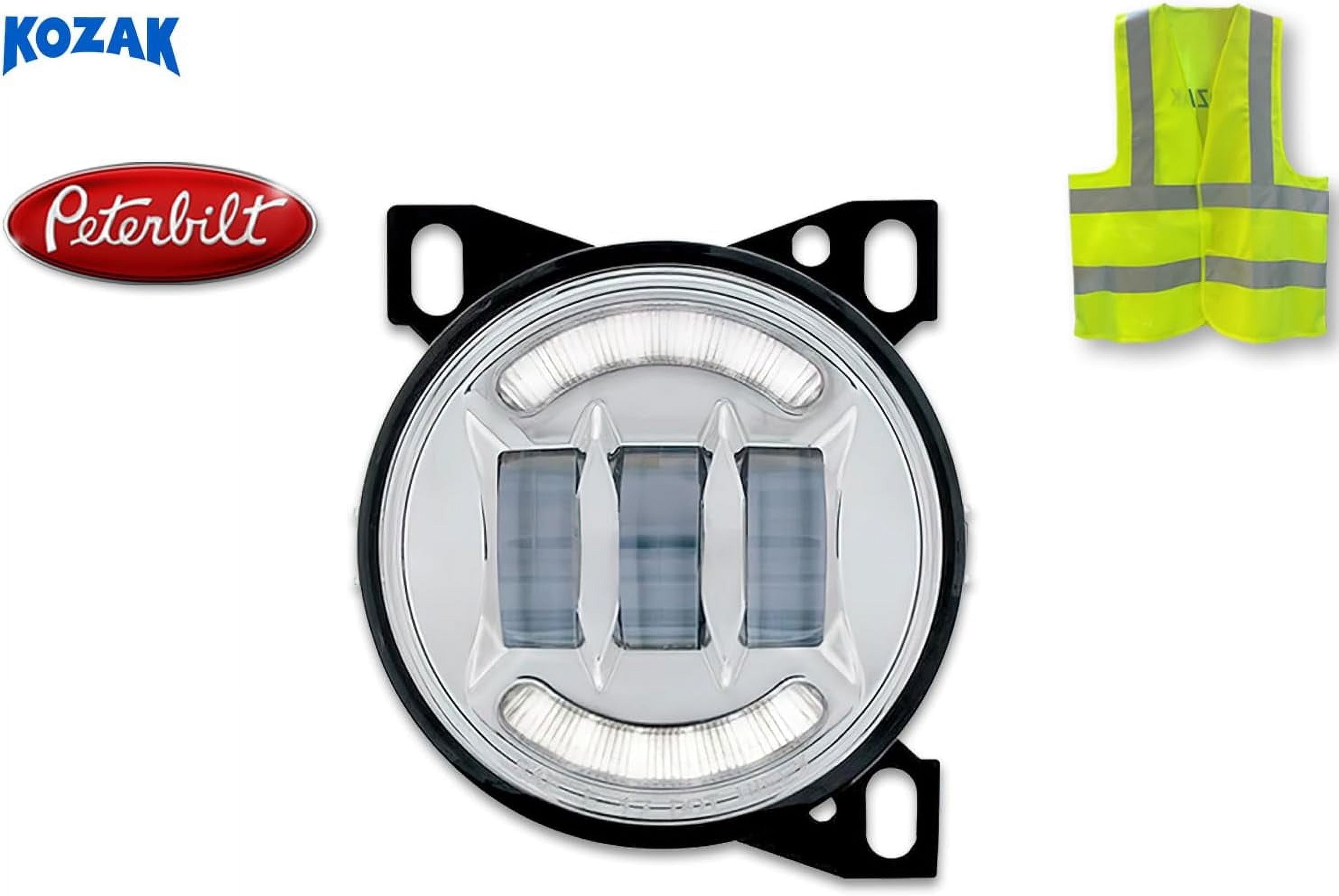 Kozak Peterbilt 579 578 2013-2021 Full LED Fog Light Lamp w/LED Arches ...