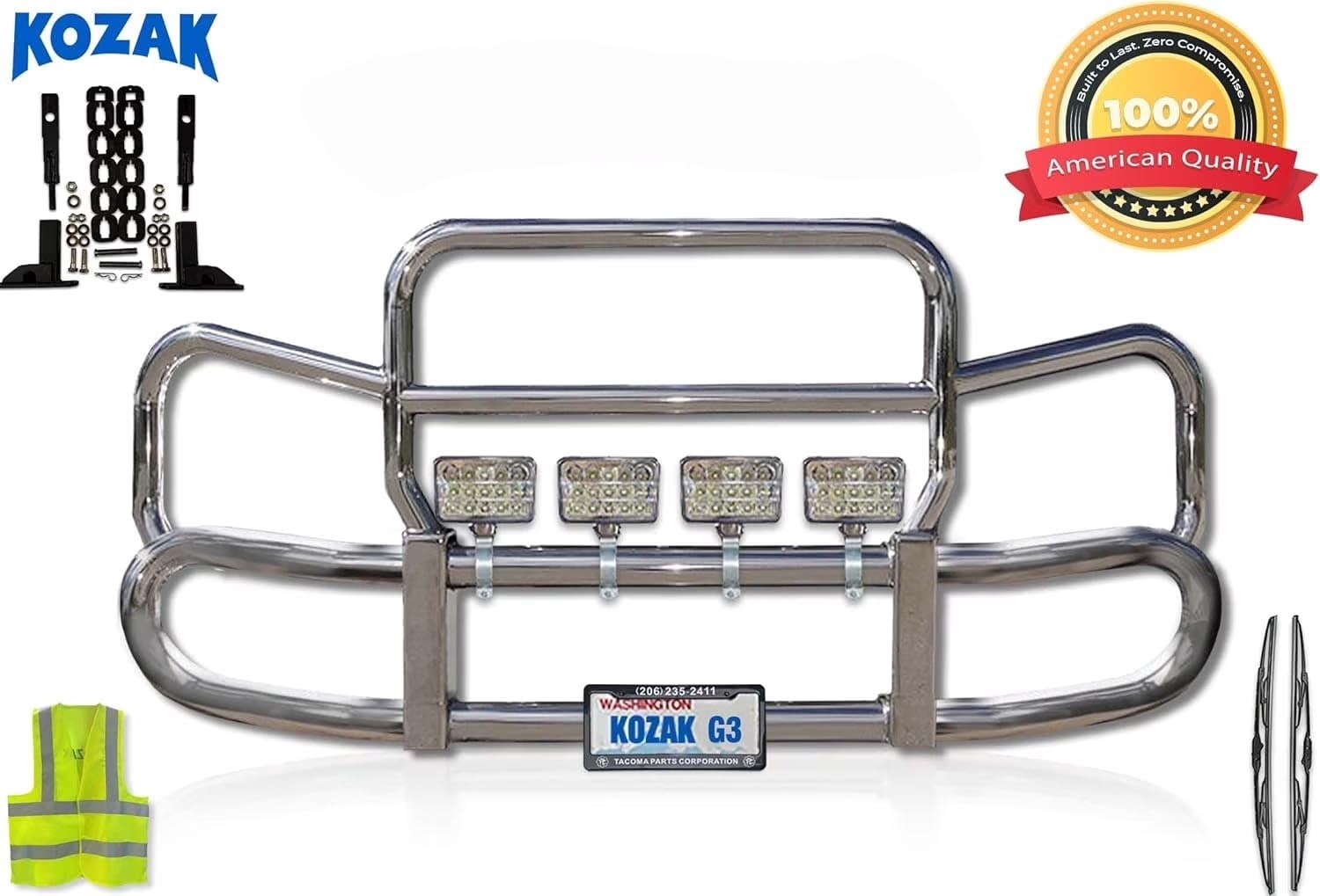 Herd 300 Compatible with T880 2014-2025 Grille Deer Moose Brush Bumper ...