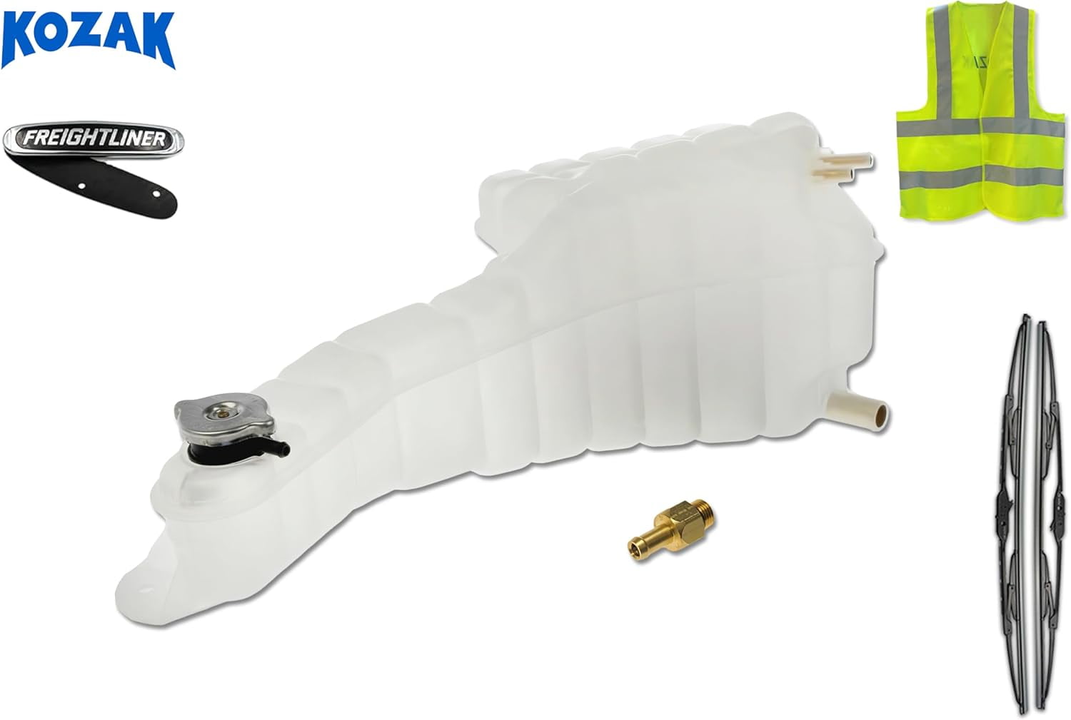 KOZAK Plastic Engine COOLANT RECOVERY TANK Front (Z05-30740-001) For ...