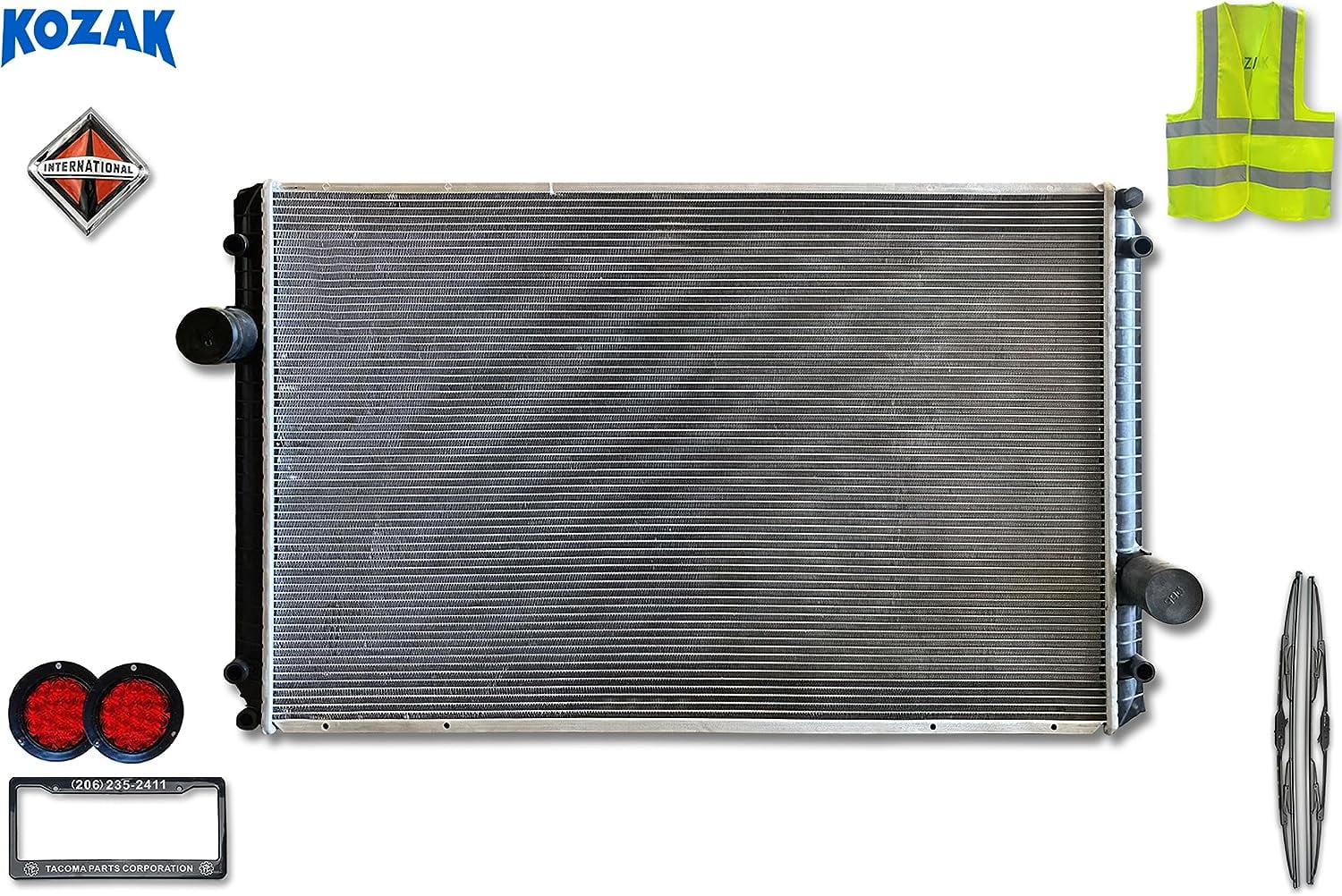KOZAK Radiator 2601433C91 for International Prostar, 9900i, Paystar ...