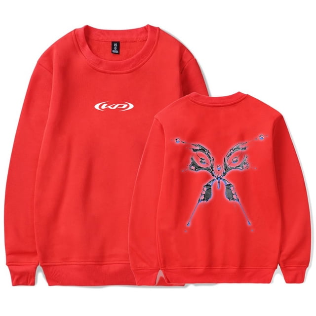 KP 143 Butterfly Logo Crewneck The Lifetimes Tour Merch Cosplay Women ...