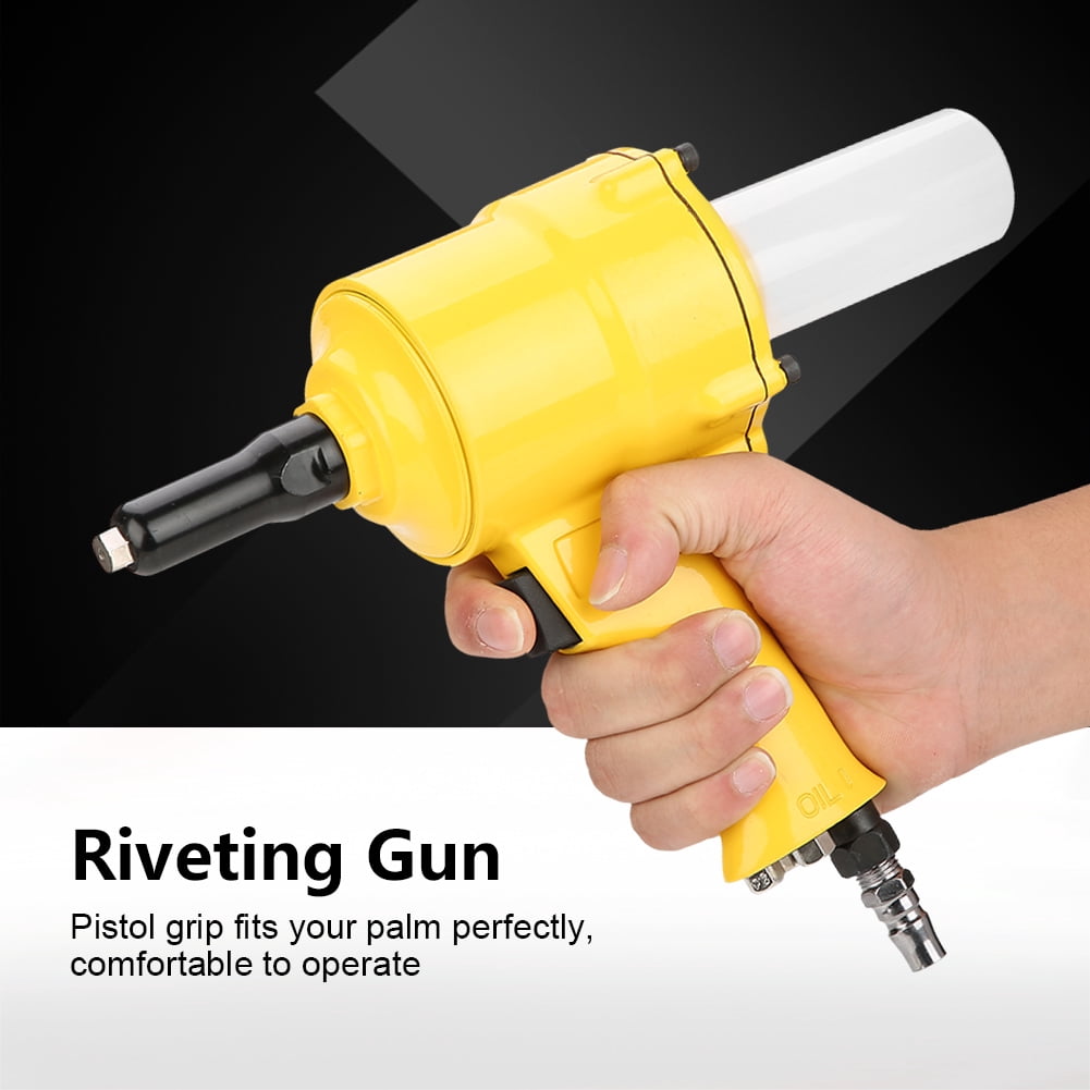 KP-705P Pneumatic Riveter Pistol Grip Rivet Gun Air Powered Riveting ...