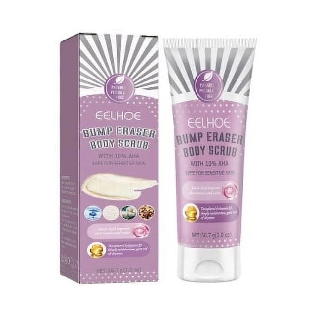 KP Bump Eraser Body Scrub Exfoliant for Keratosis Pilaris with 10% AHA ...