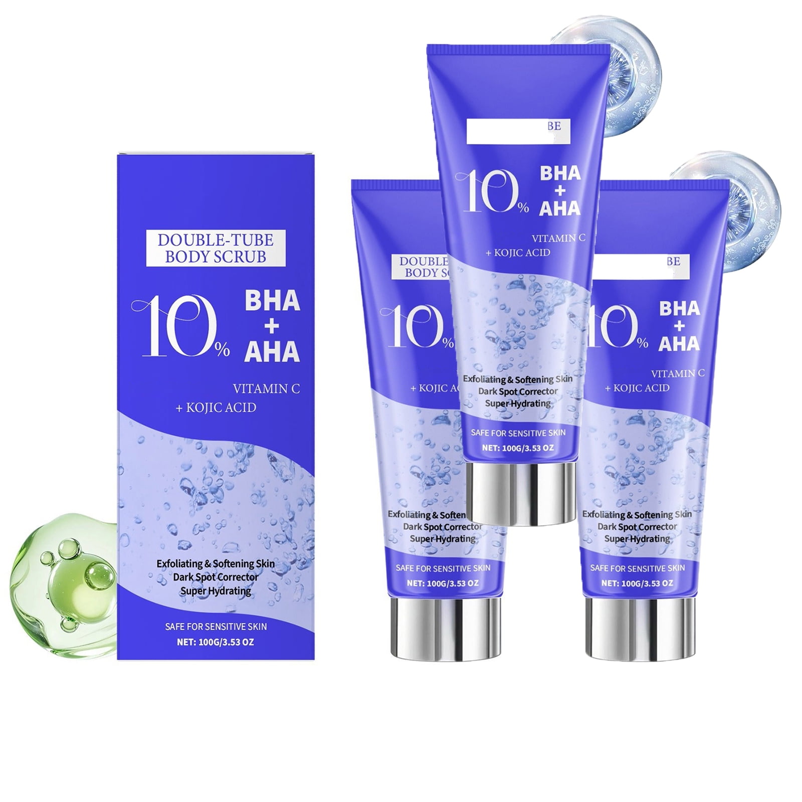 KP Bump Eraser Body Scrub, Exfoliating Body Scrub for Keratosis Pilaris ...