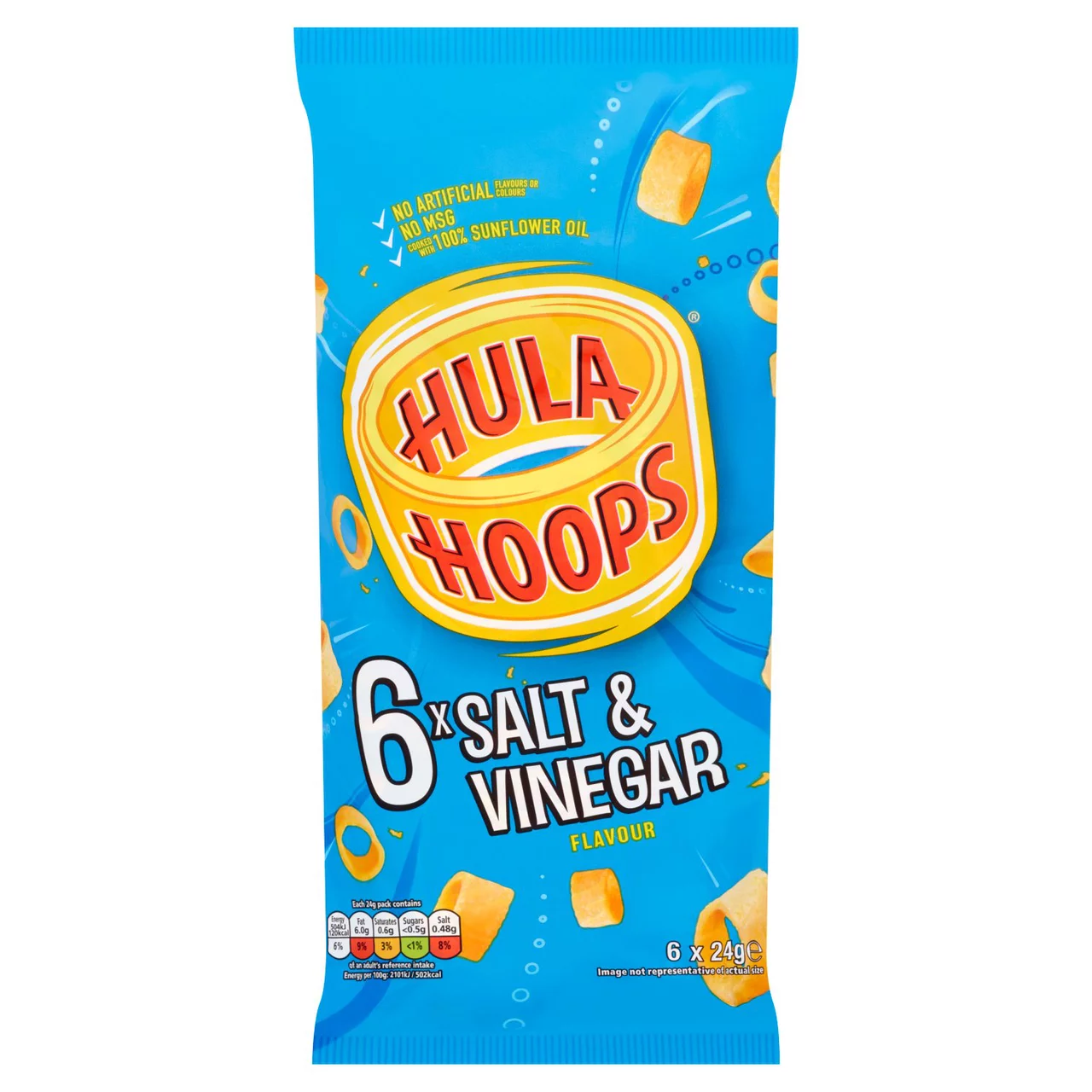 KP Hula Hoops Salt and Vinegar 6 Pack - British Snack - Walmart.com