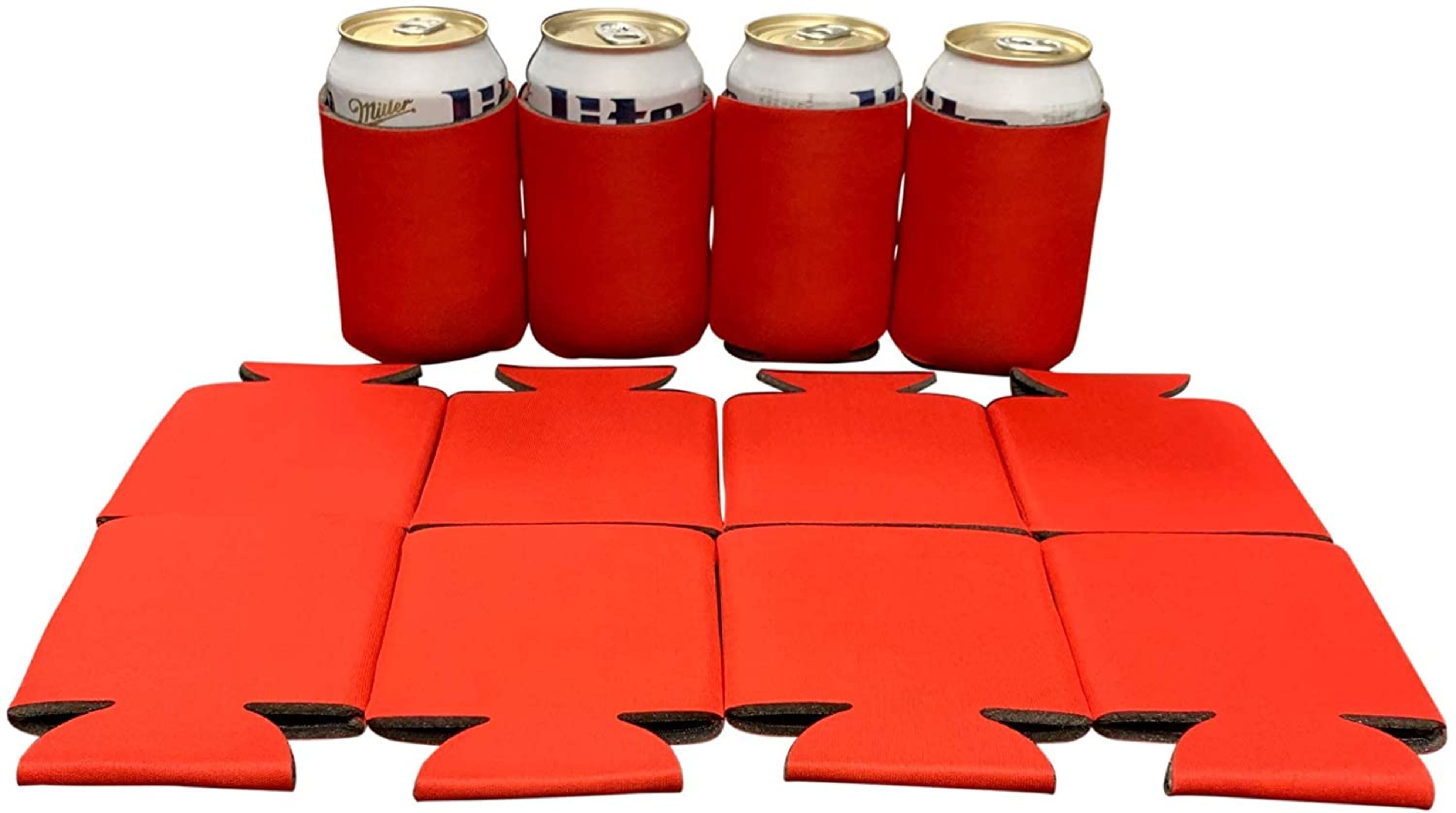 KP KOOL PRODUCTS Blank Beer Can Cooler Sleeves, 25-Pack for DIY ...