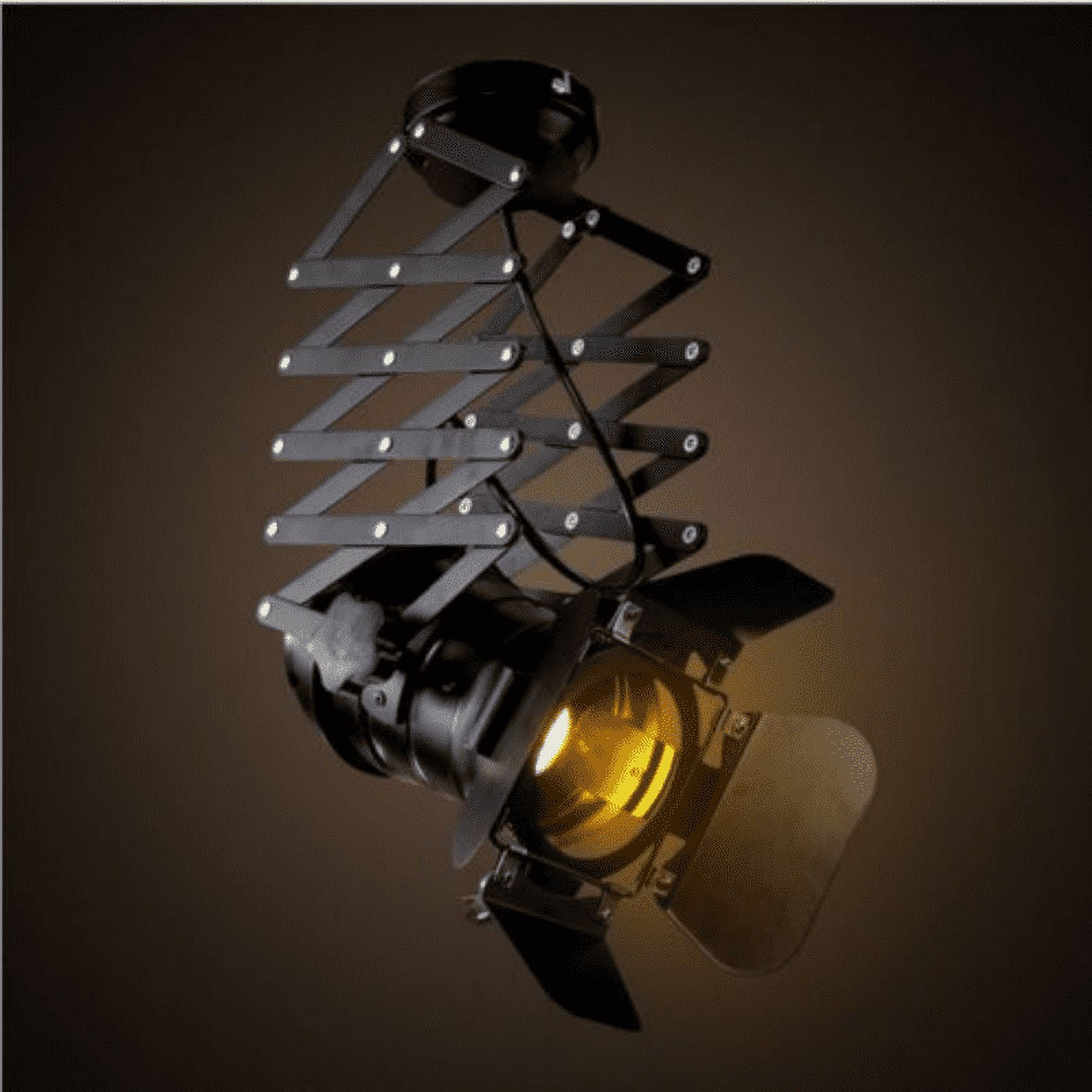KPIBEST Industrial Retro Iron Flexible Spotlight Adjustable Ceiling ...