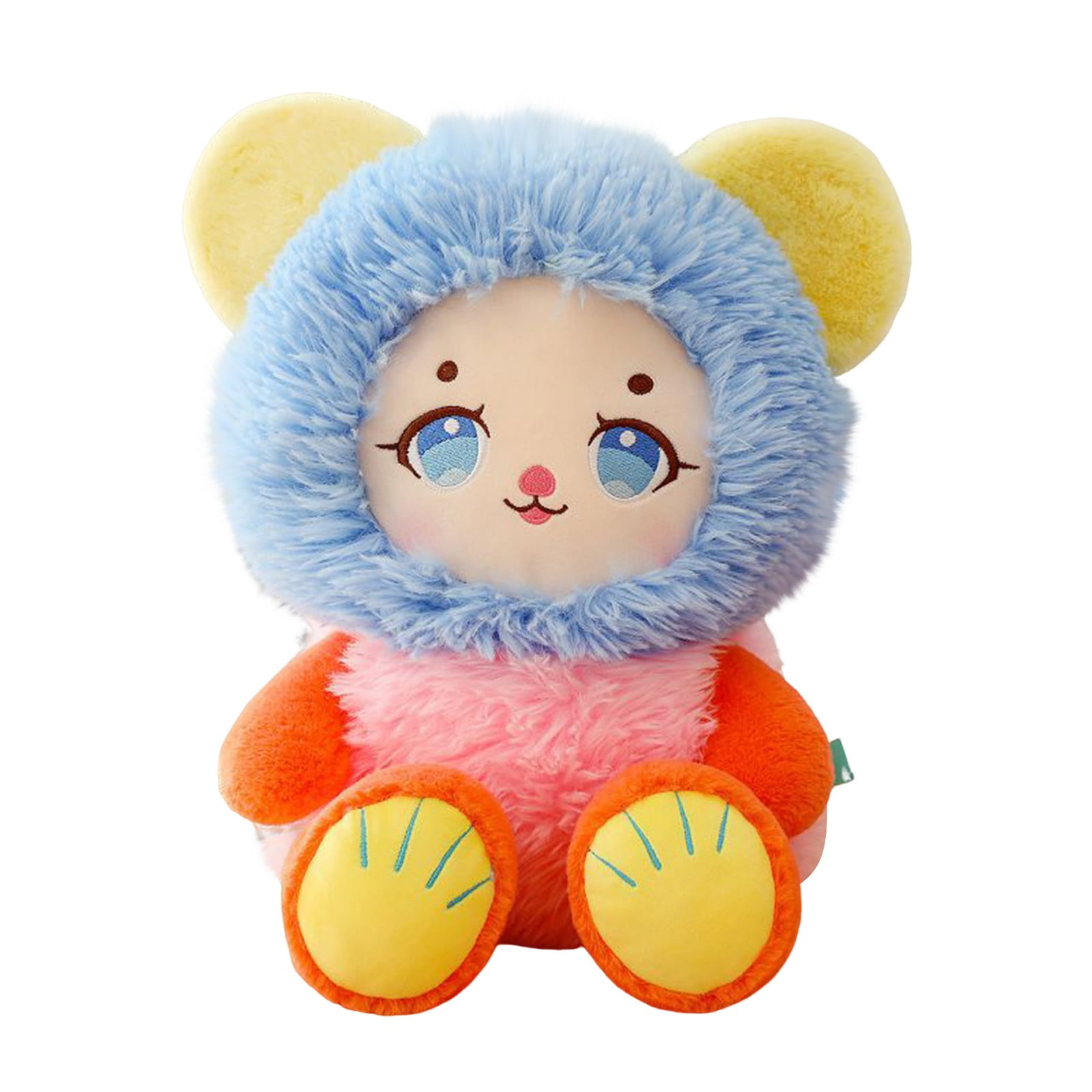 KPIMOR 38cm Cute Plush Toy with Soft Fluffy Ears and Colorful Design ...