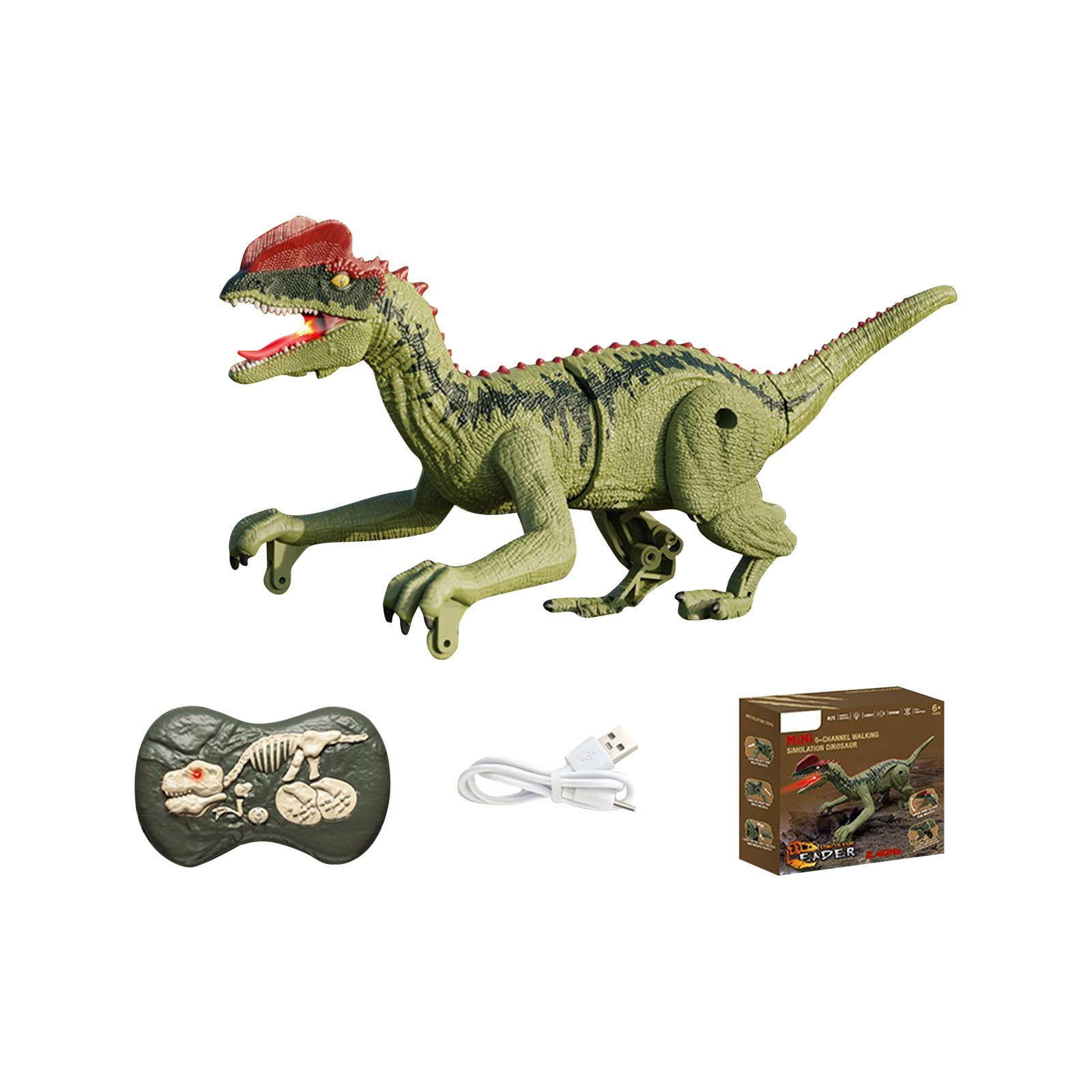 KPIMOR Children's Remote Control Velociraptor Tyrannosaurus， Rex， 2.4G ...