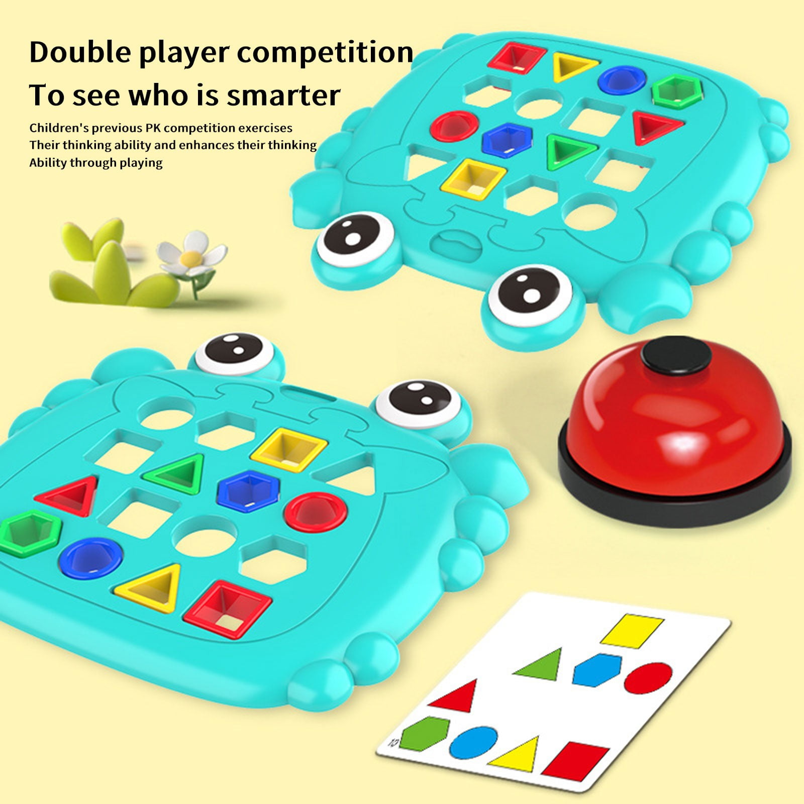 KPIMOR Educational Shape Sorting Toy for Toddlers, Crab Design ...