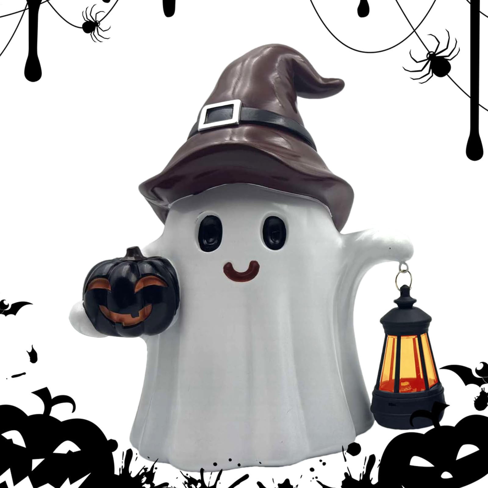 KPIMOR Halloween Ghost Lights Decorations,Solar Statue Lights Outdoor ...