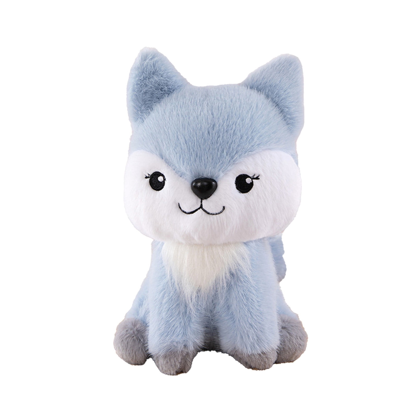 KPIMOR Stuffed Animals,Plush Doll,Adorable Blue Wolf Plush Toy, Soft ...