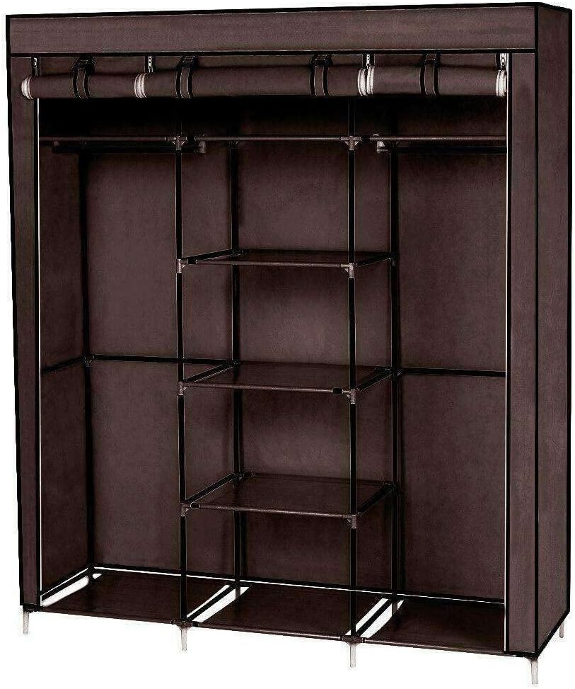 KPJQ Closet Wardrobe Portable Clo Storage Organizer Shoe organizer ...