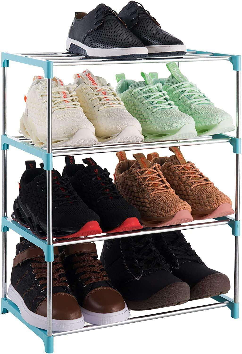 KPJQ Small Shoe Rack Shoe organizer Shoe storage Shelf organizer Shoe ...