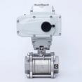 KPL-Q911 DN08-DN100 Motorized Ball Valve Thread Connection Electric ...