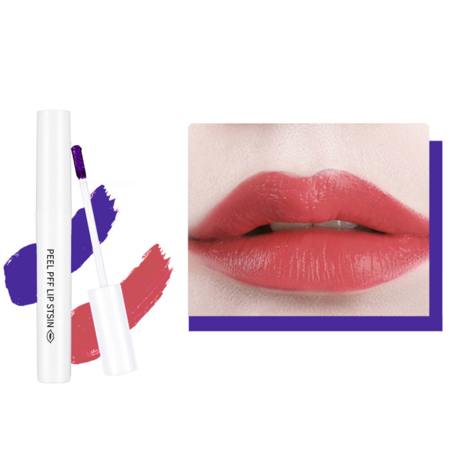 KPLFUBK 2024 New Tear Pull Lip Glaze Mist With Bottom Color Stained Lip ...