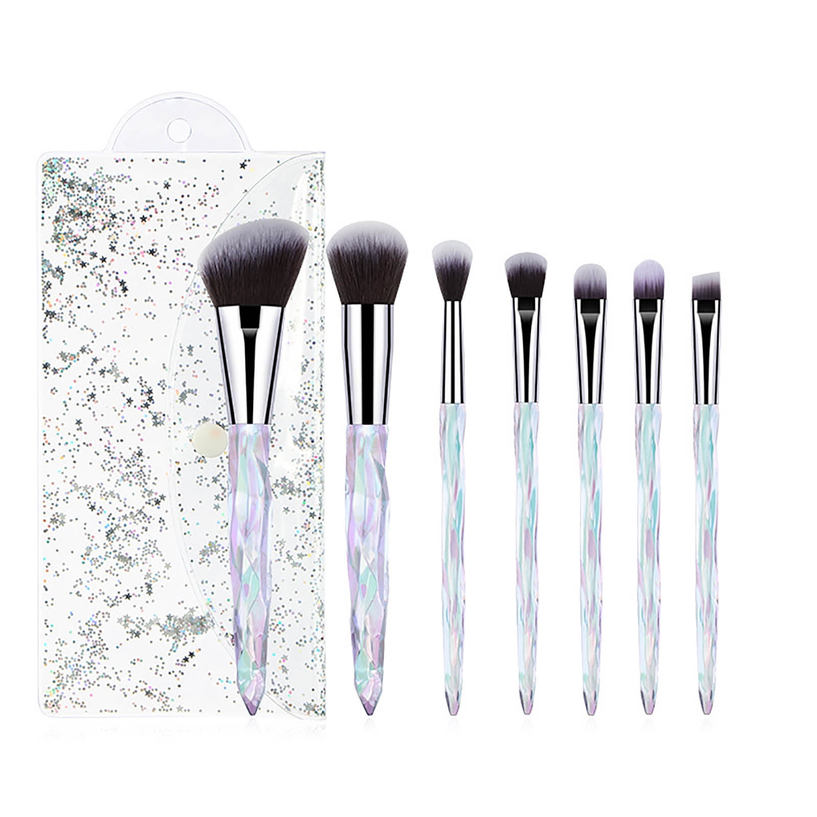 KPLFUBK 7-Piece Premium Makeup Brush Set Dense Bristles for Perfect ...