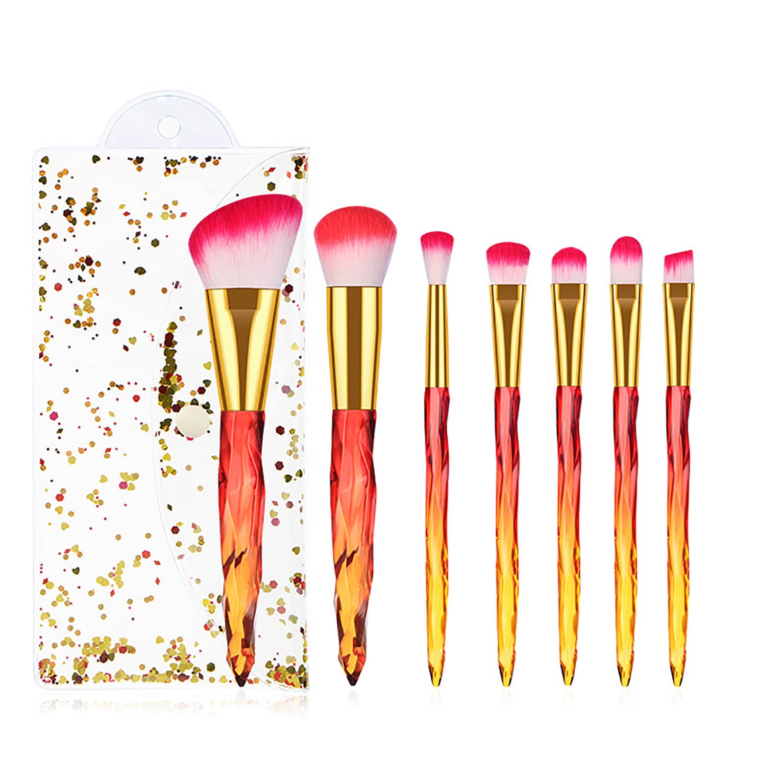 KPLFUBK 7-Piece Premium Makeup Brush Set Dense Bristles for Perfect ...