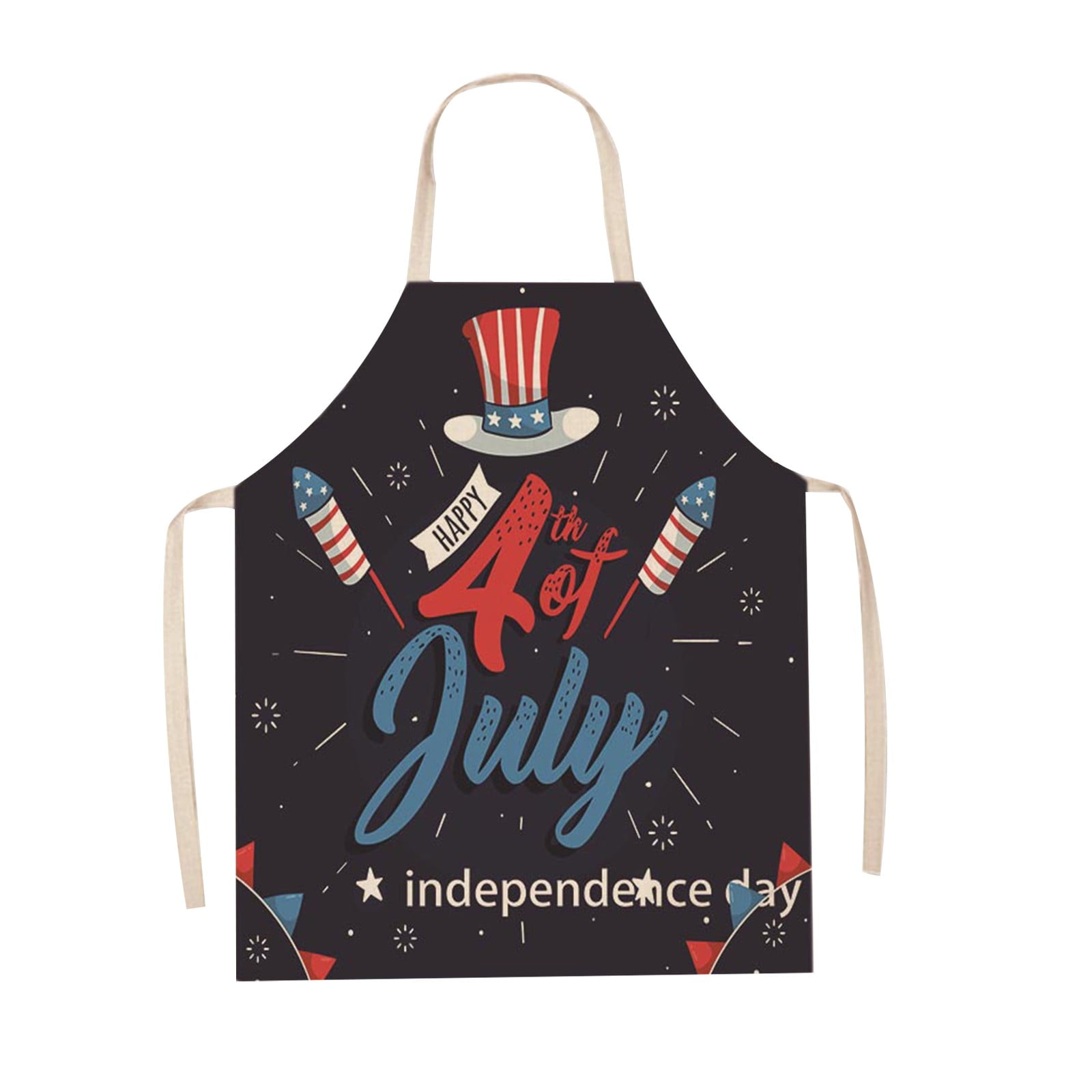 KPLFUBK Cooking Apron American Independence Day Adjustable Apron Aprons ...