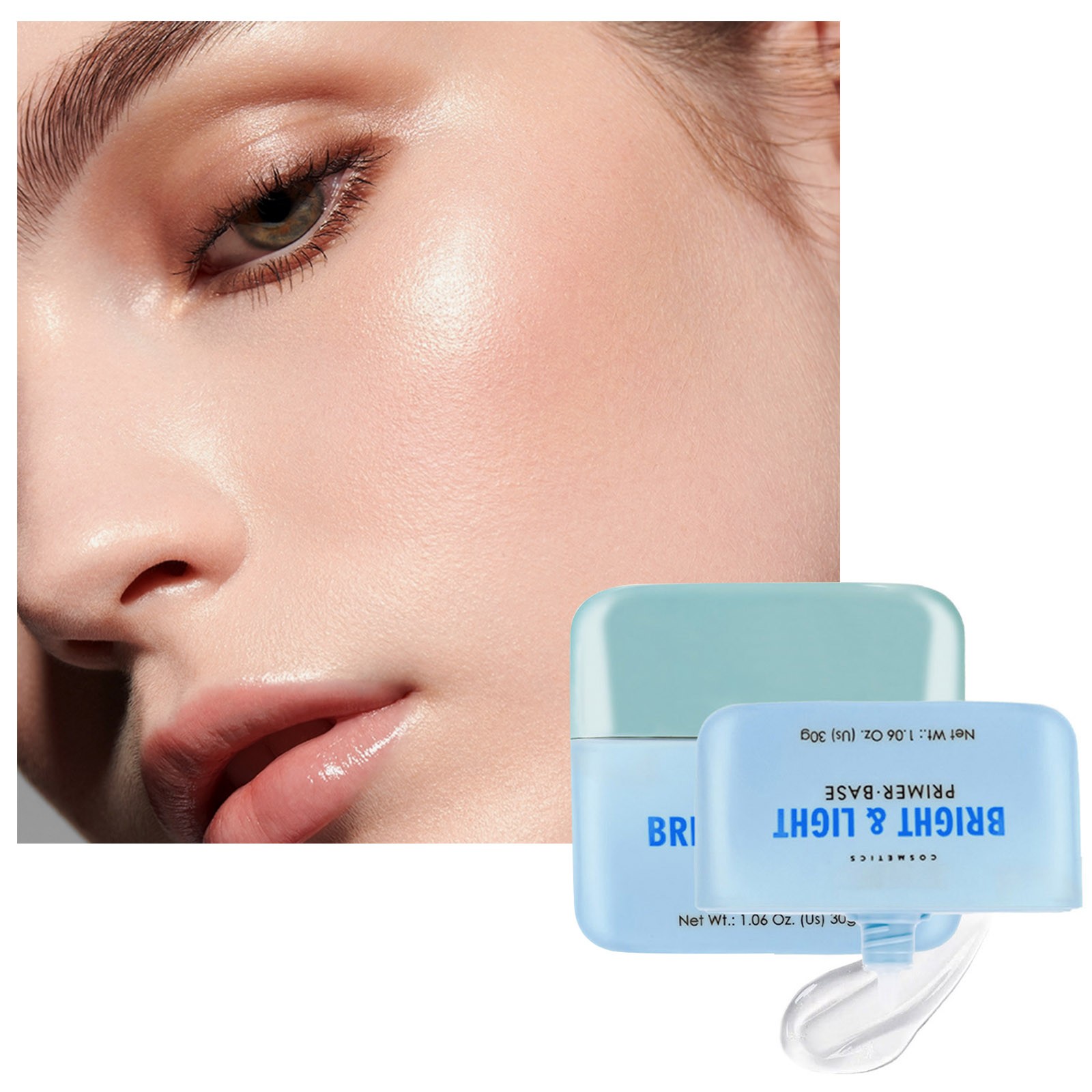 KPLFUBK Eye Natural Isolation Moisturizing Makeup Face Pores And No ...