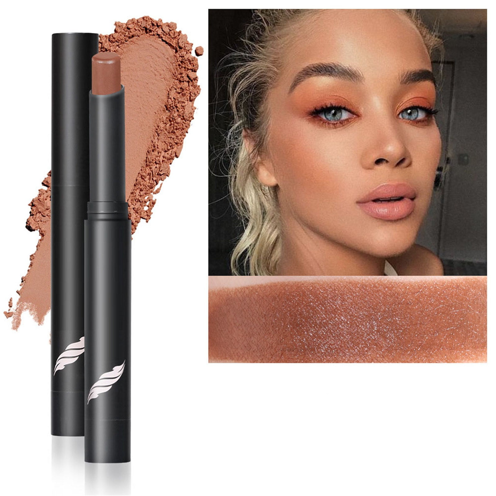 KPLFUBK Eyeshadow Stick Highlighter 2 in 1 Eyeshadow and Eyeliner Pen ...