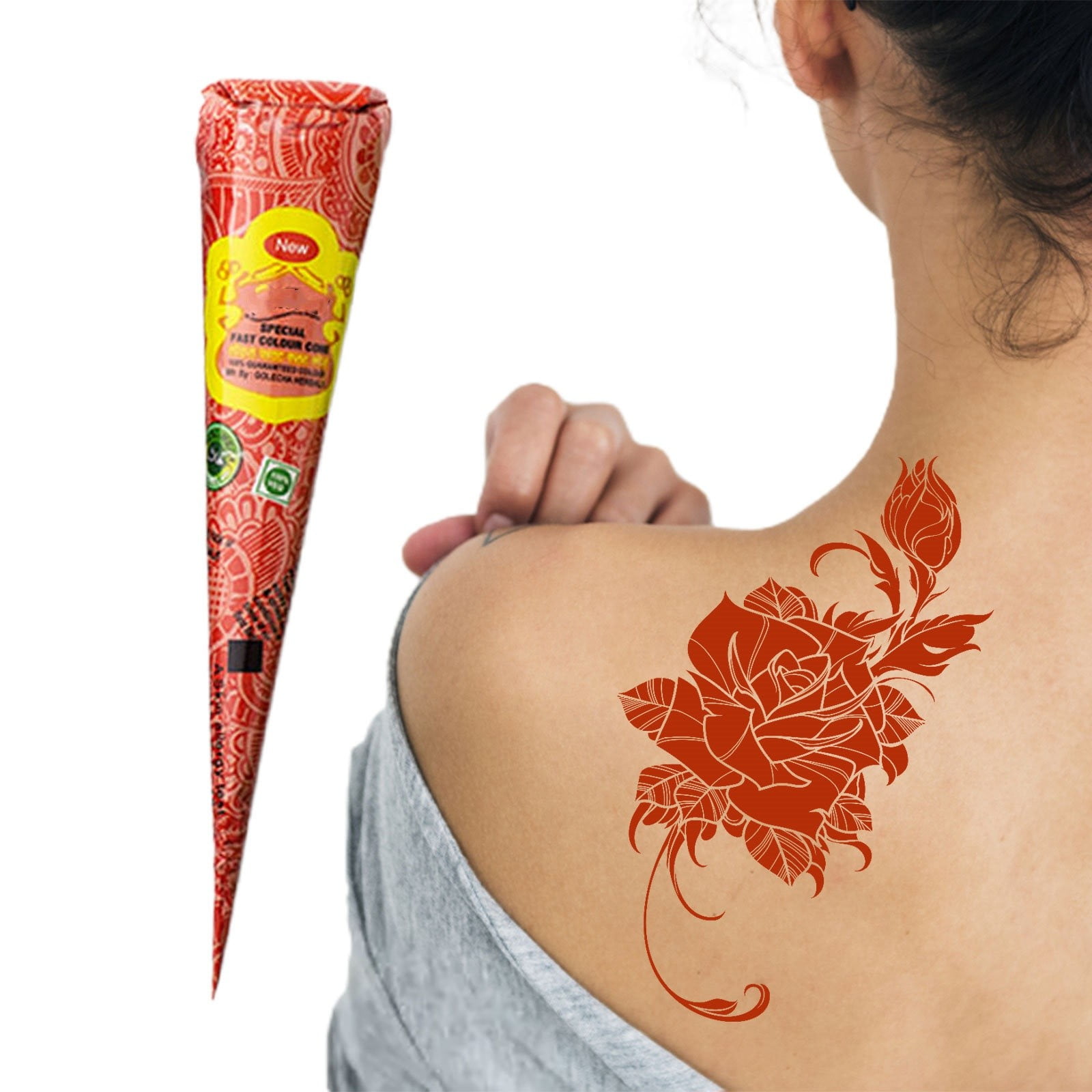 KPLFUBK Face Body Paint Multicolor Haina Hand Painted Temporary Fruit ...