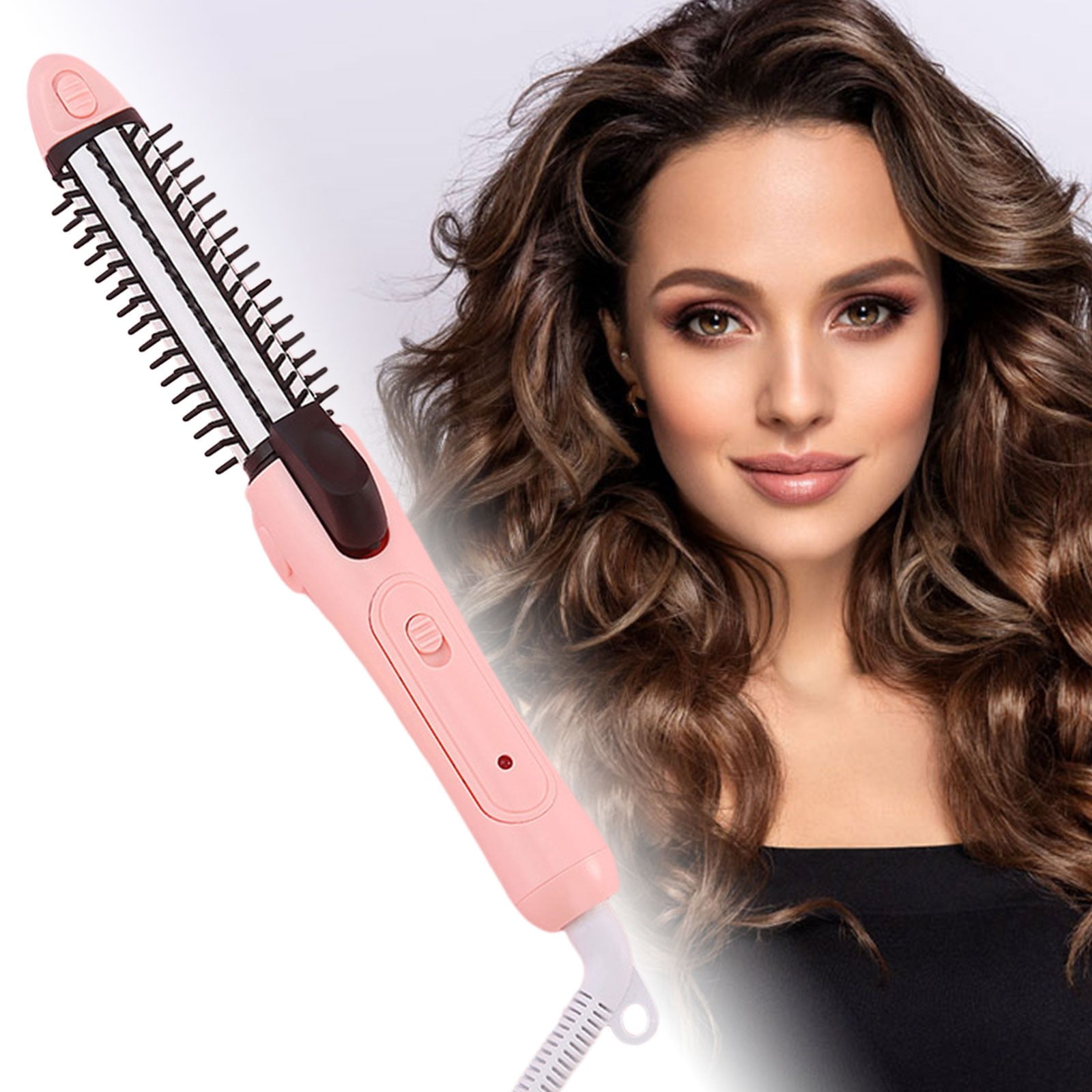 KPLFUBK Folding Corn Roller Lazy Straight Hair Combing Negative Ion ...
