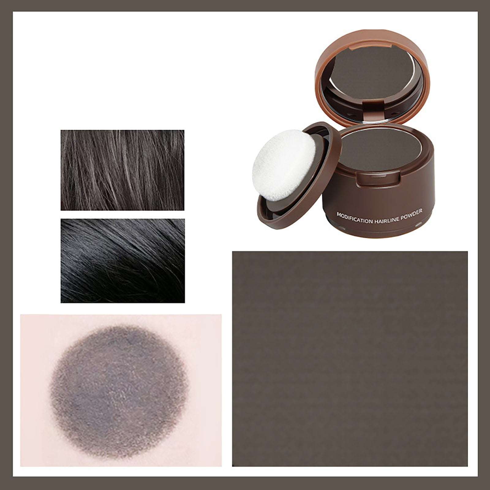 KPLFUBK Hair Line Powder Fill In Powder Hairline Shadow Cover Up Powder ...