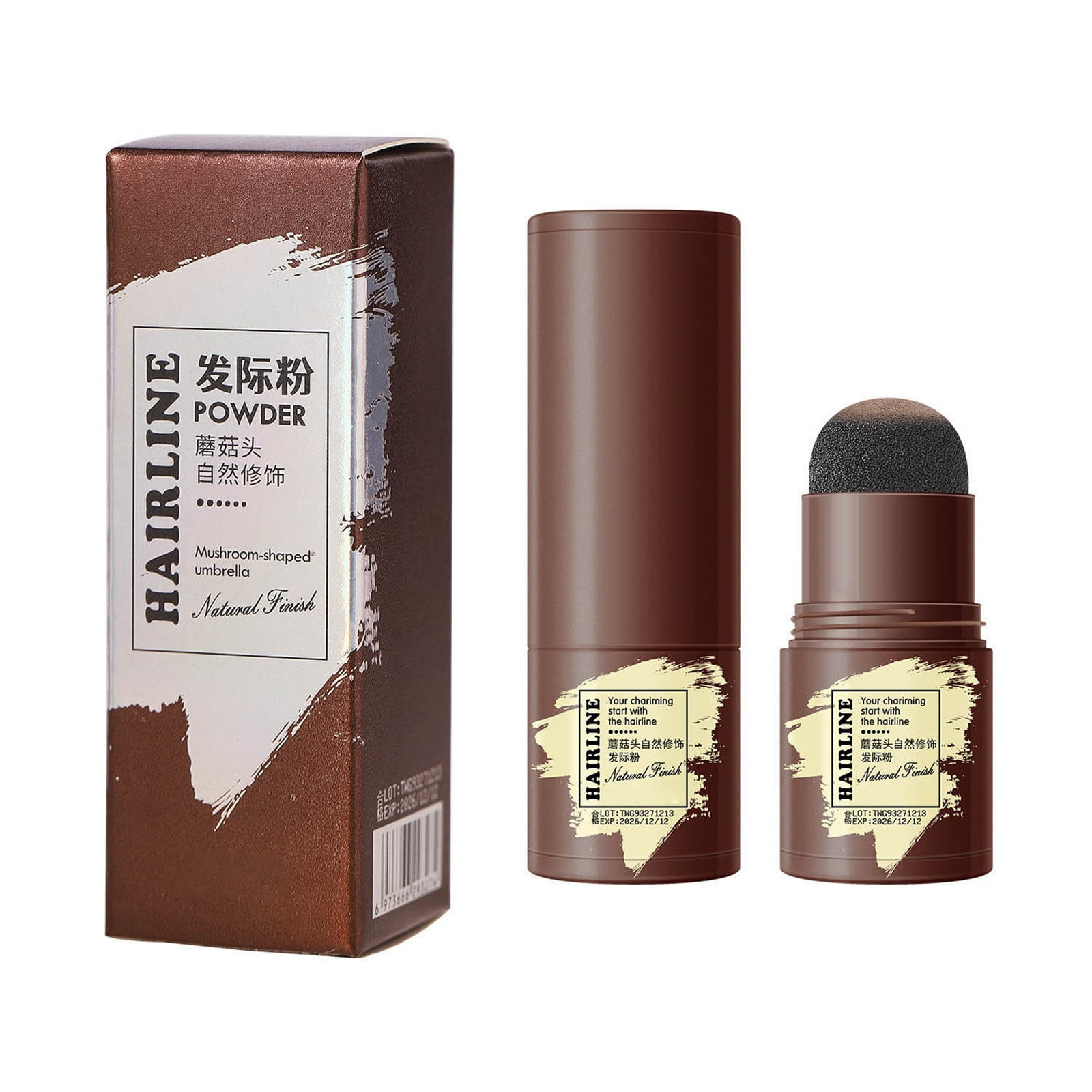 KPLFUBK Hairline Powder Stick Root Up Shading Sponge Gray Hair Cover ...
