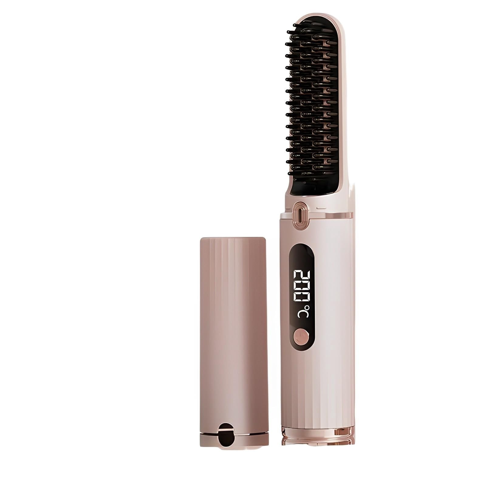 KPLFUBK Negative Ion Hair Straightener Comb with LCD Screen - Walmart.com