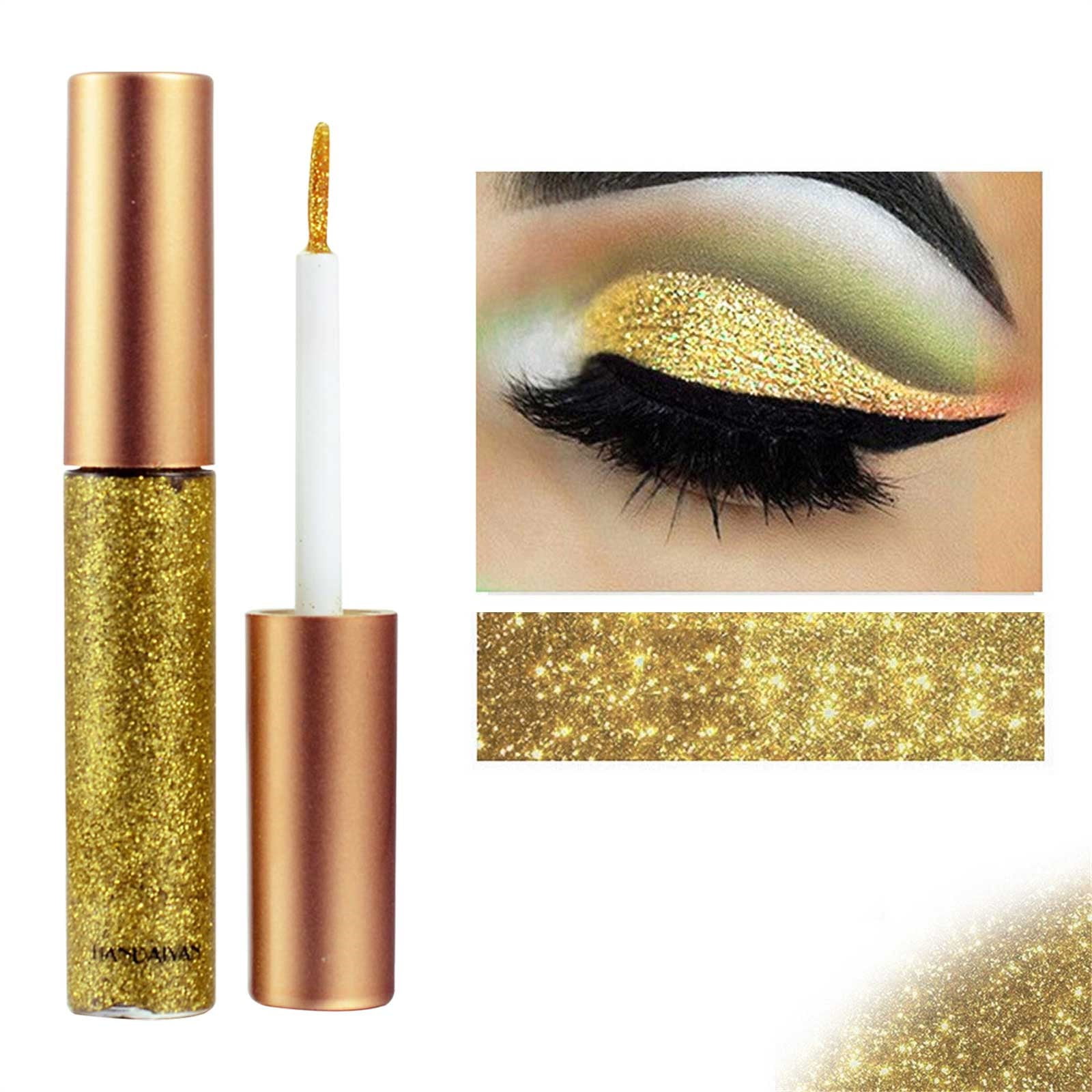 KPLFUBK Liquid Eyeshadow Glitter Liquid Eyeliner Metallic Shimmer ...