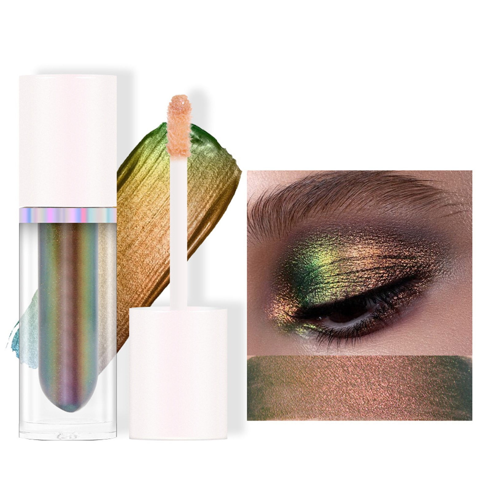 KPLFUBK Metallic Liquid Eyeshadow Multi Eye Looks Long Lasting Glitter ...
