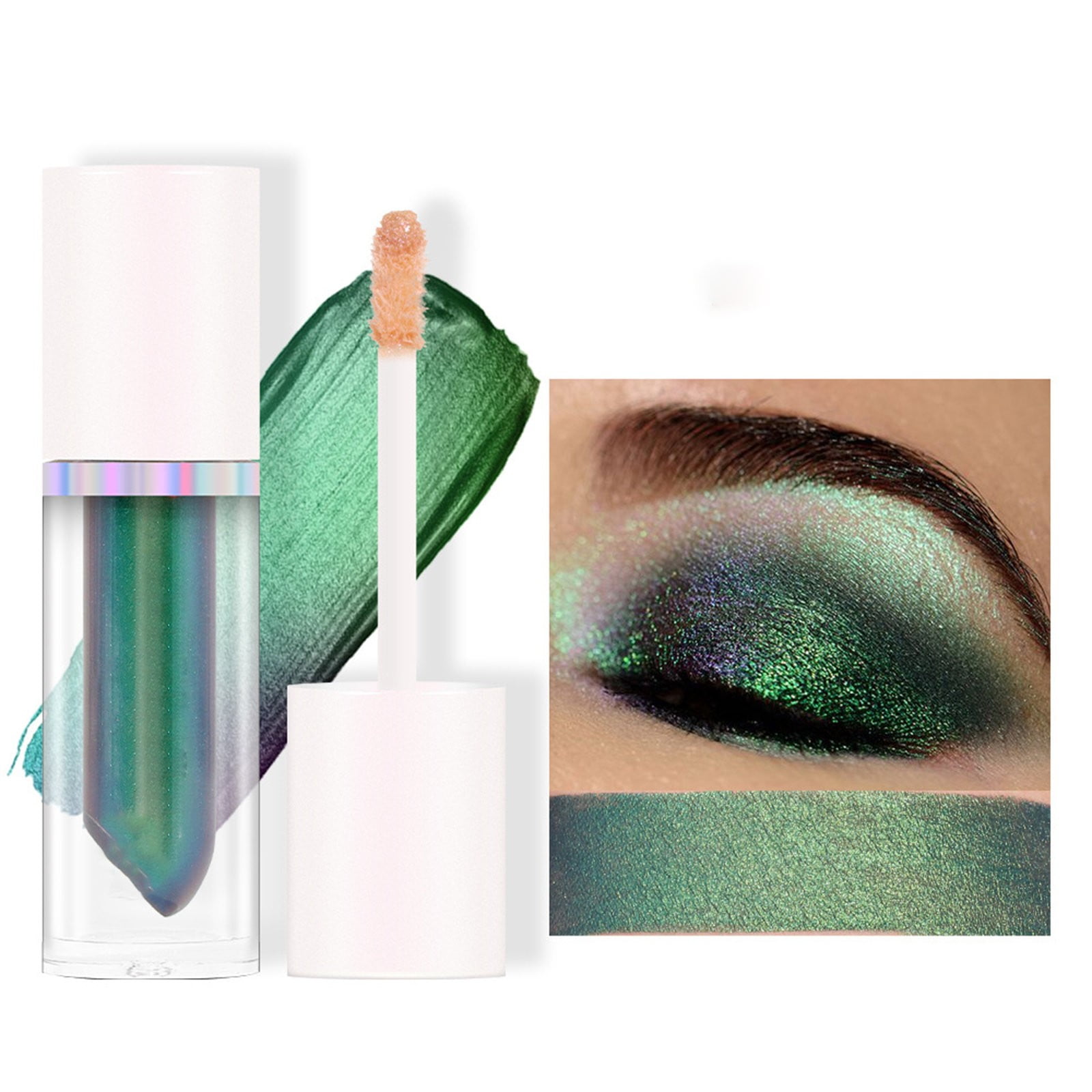 KPLFUBK Metallic Liquid Eyeshadow Multi Eye Looks Long Lasting Glitter ...