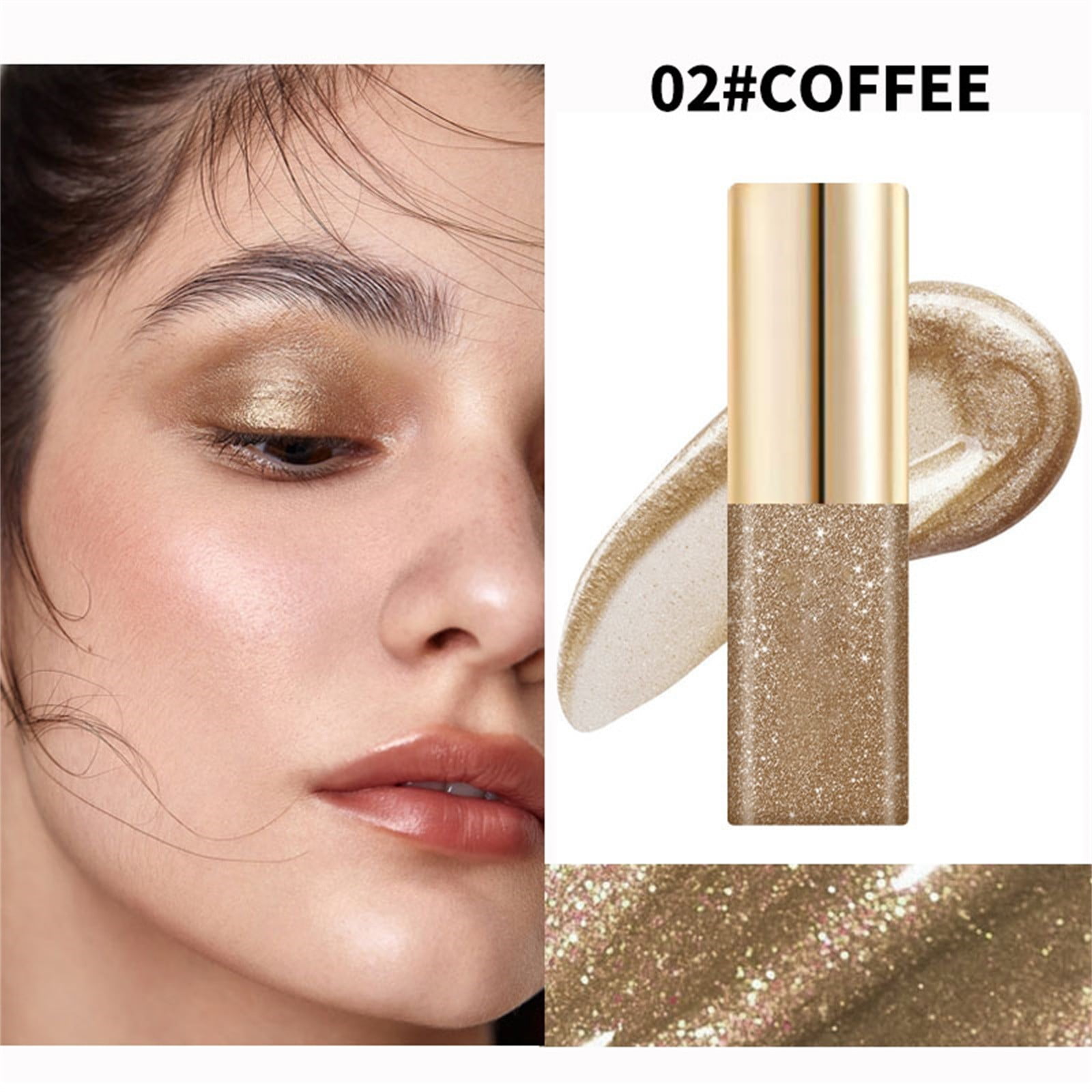 KPLFUBK Mini Eyeshadow Liquid Glitter Highlight Sequins Liquid ...