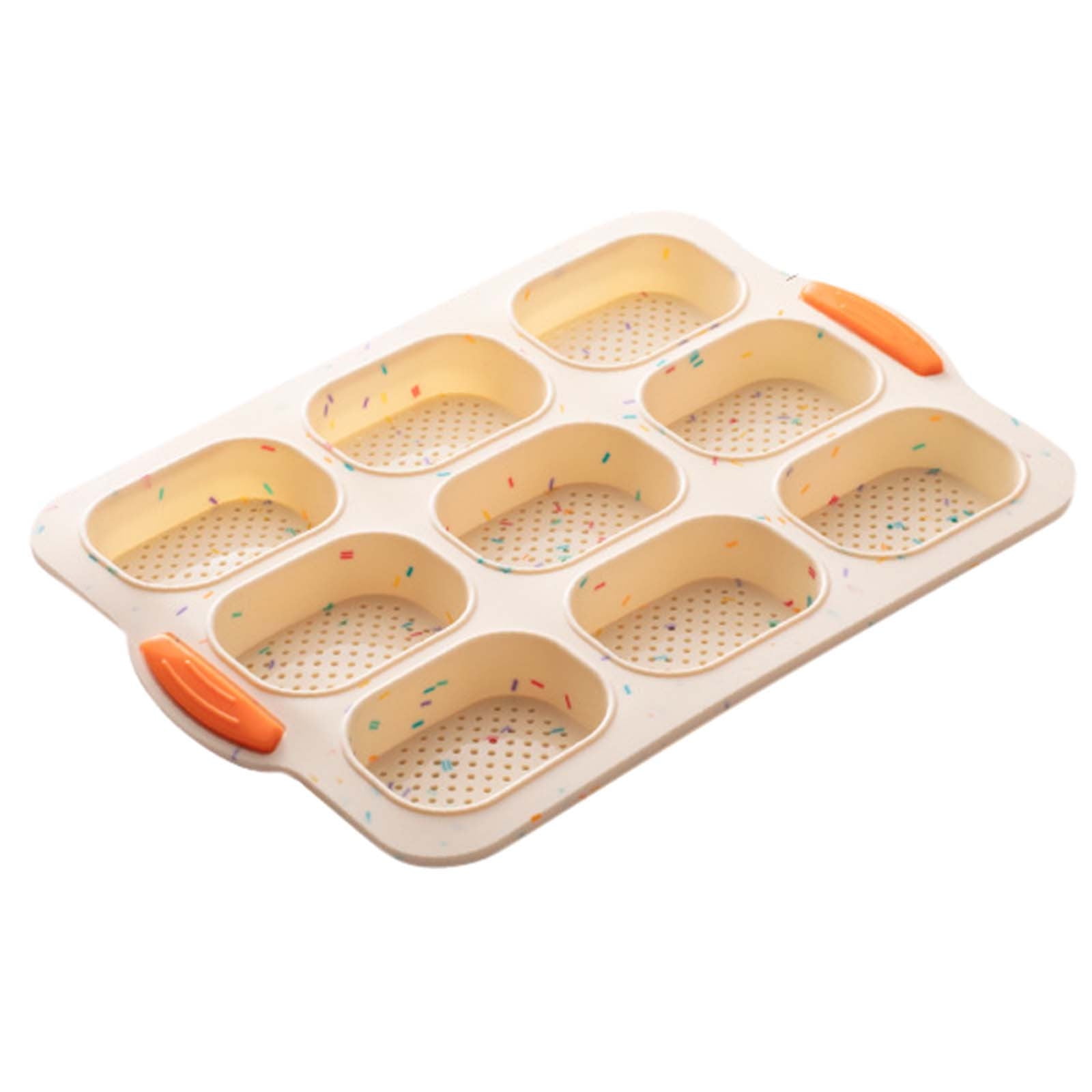 KPLFUBK Multi-Color Kitchen Silicone Cake Pan, 9 Grids Baking Utensils ...