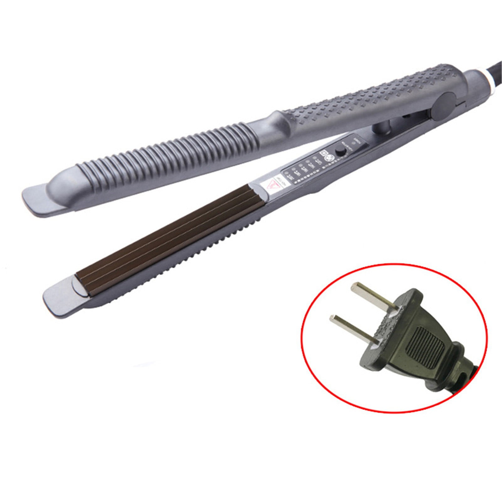 KPLFUBK Professional Ceramic Corrugated Corn Irons Wave Curler Small ...