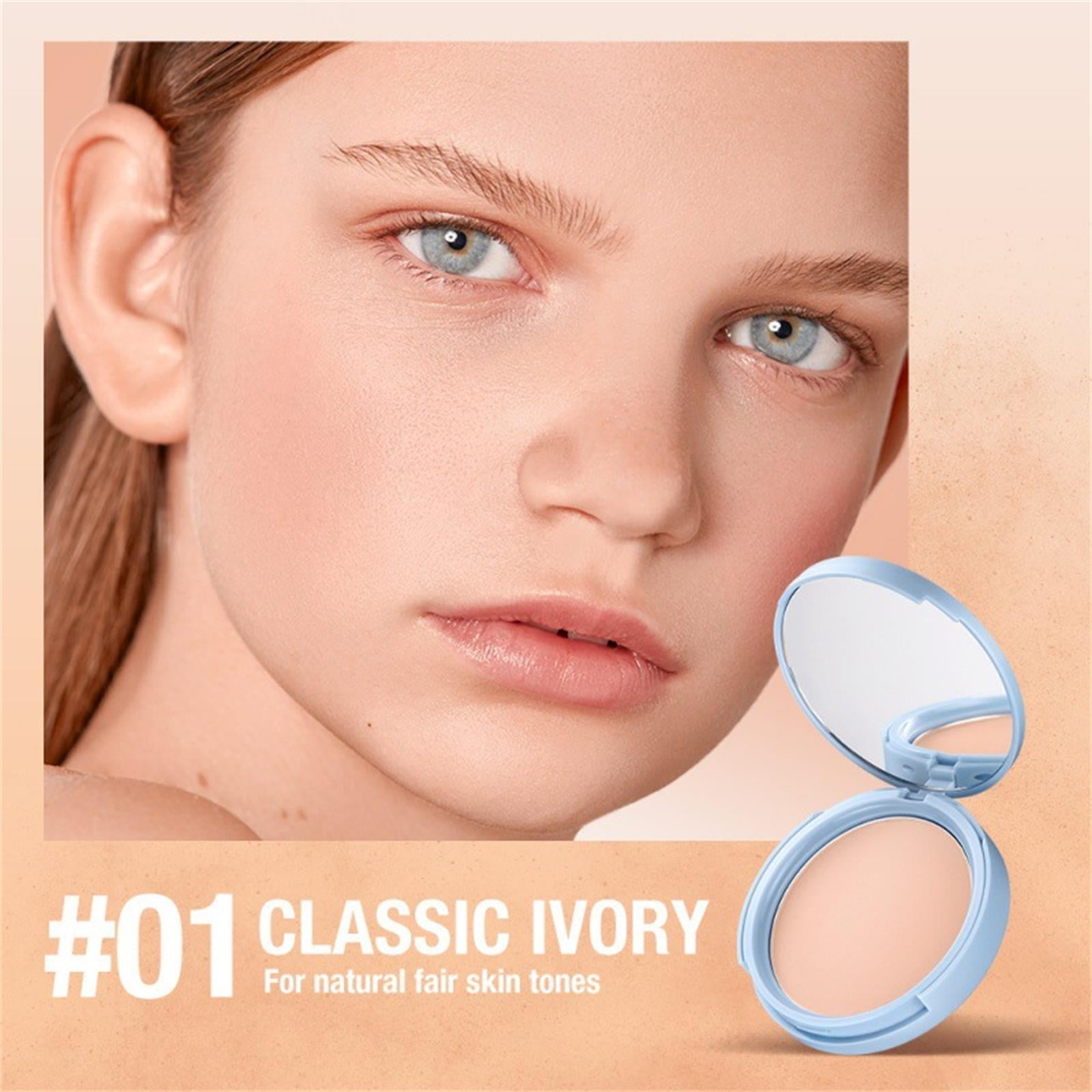 KPLFUBK Summer Oil Control Perfection Pressed Powder Pressed Powder Oil ...