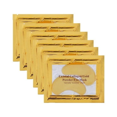 Hitece 24K Gold Powder Gel Collagen Eye Masks, 10 Pairs, 1.38 oz ...