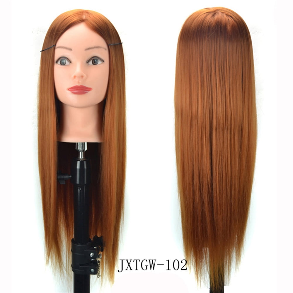 KPLFUBK Wigs for Women Human Hair Hair Styling Wig Practice Training ...