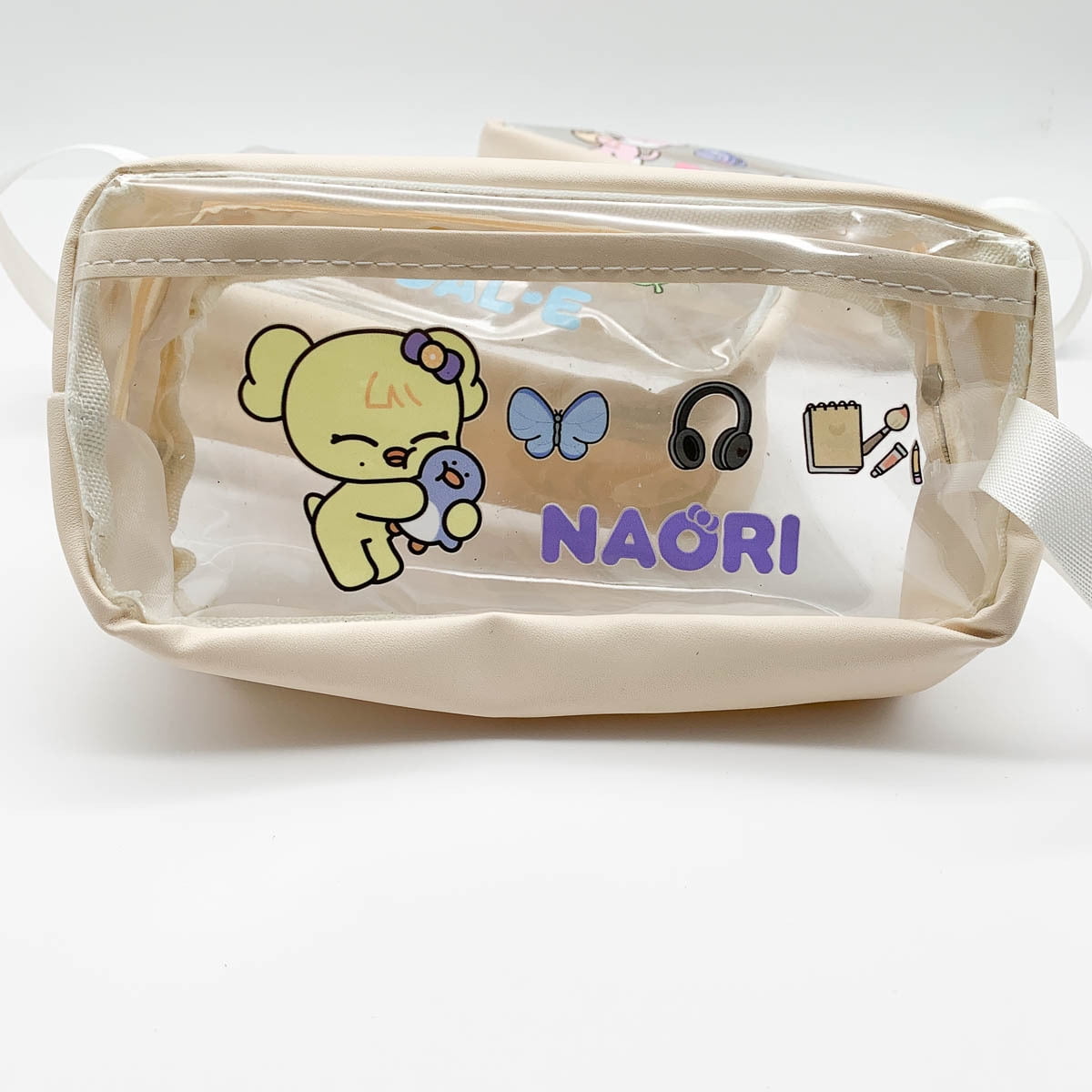 KPOP Cartoon Image PVC Pen Cases Bag Pencil Eraser Stationery Storage ...