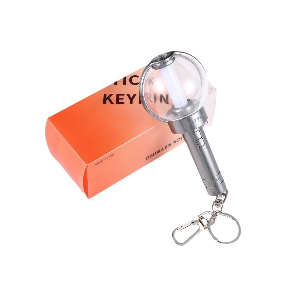 KPOP Lightstick Keychain, Kpop Merch Merchandise Mini Light Stick ...